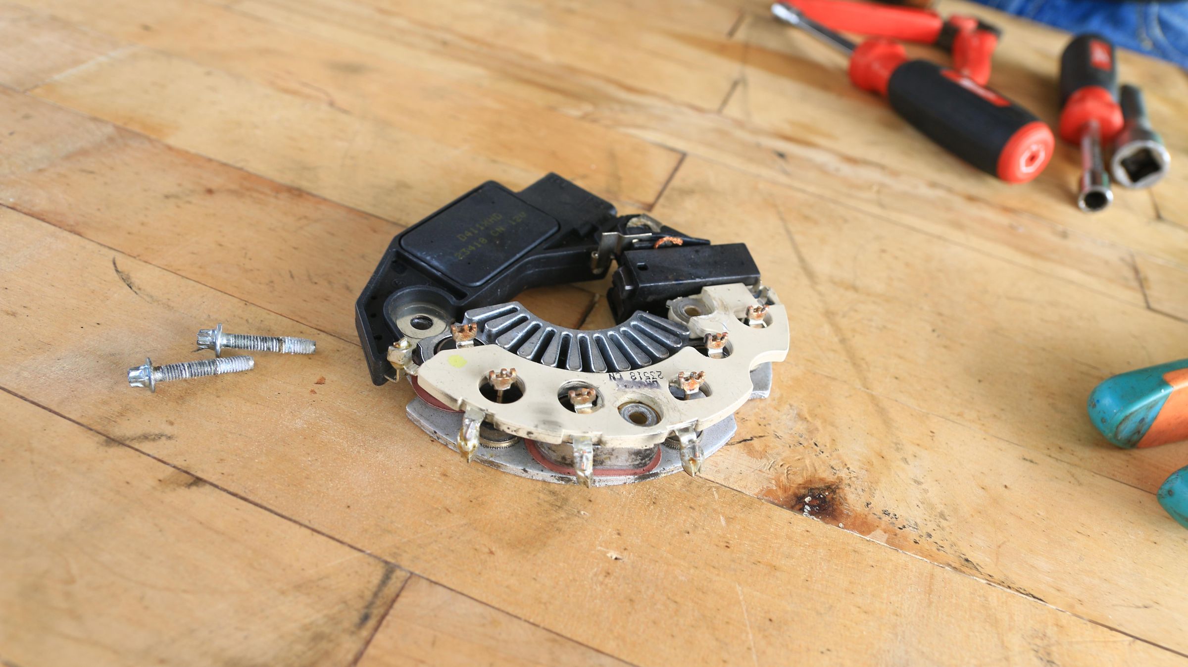 Converting Car Alternator Into a Permanent Magnet Brushless Motor : 6 ...