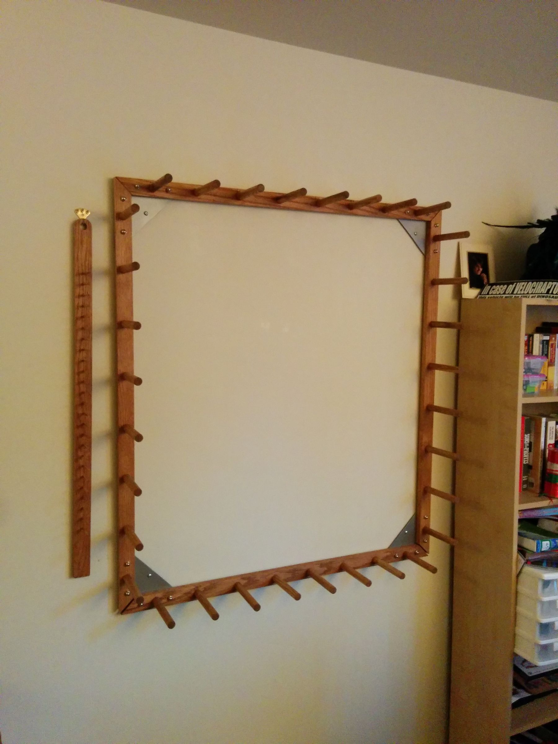 Warping Board Which Can Measure Both Yards and Meters : 3 Steps ...
