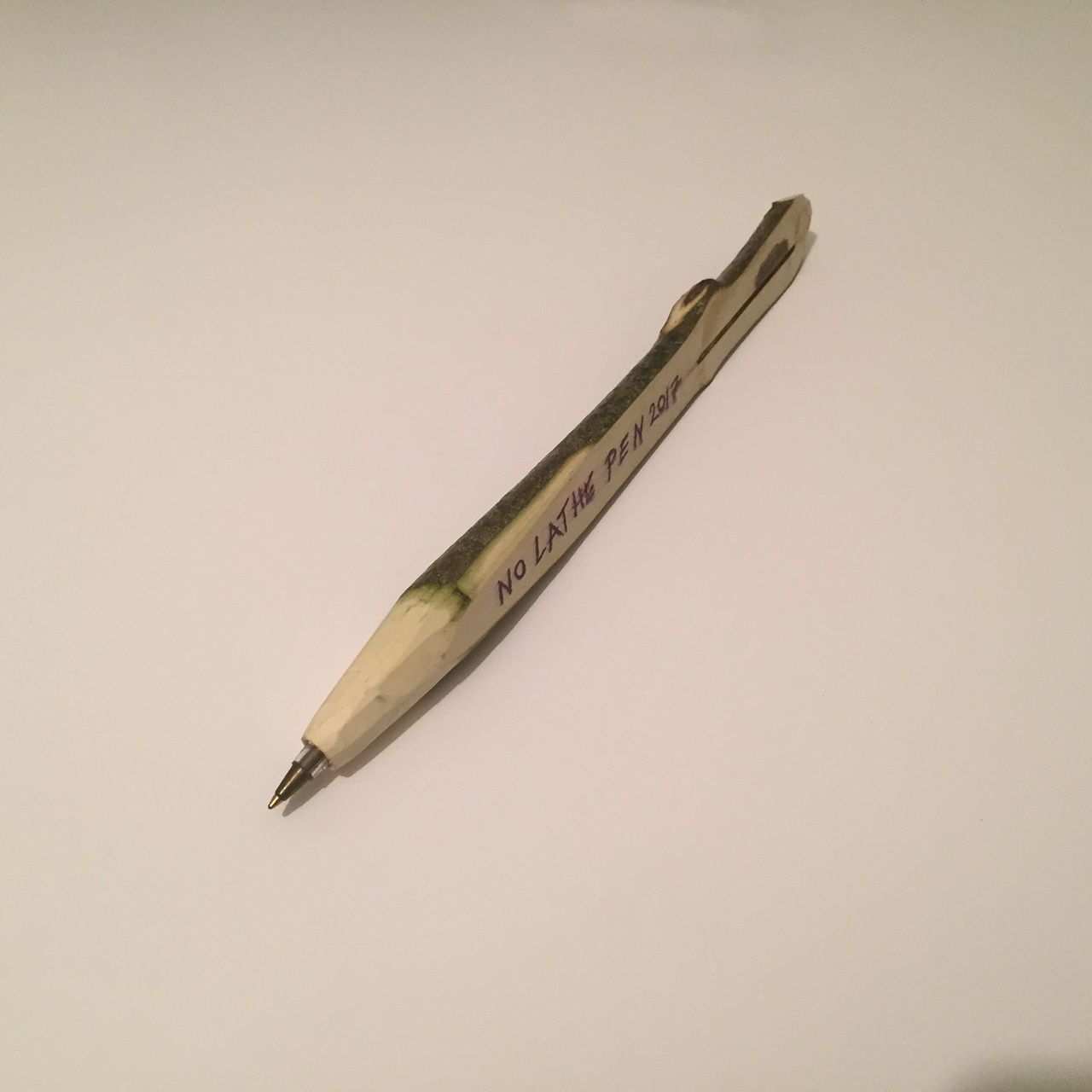 How to Make a Live Edge Pen / the No Lathe Challenge : 7 Steps (with ...