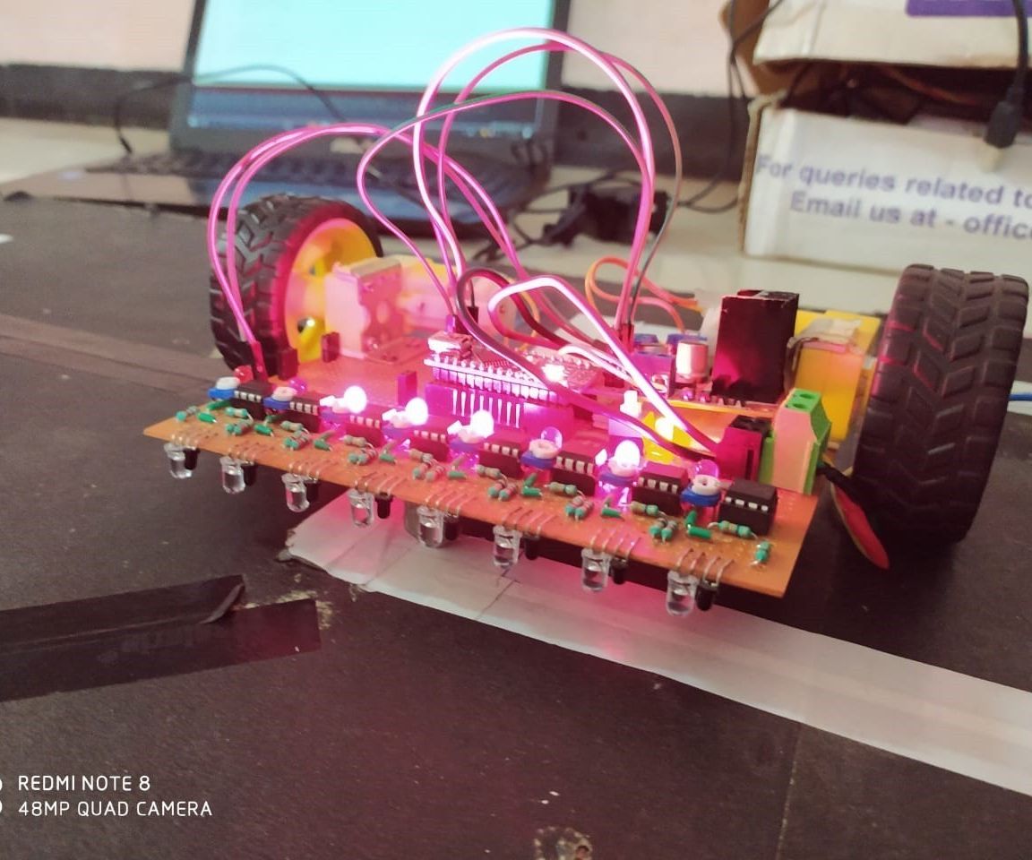 PID CONTROLLED LINE FOLLOWER BOT PCB : 6 Steps - Instructables