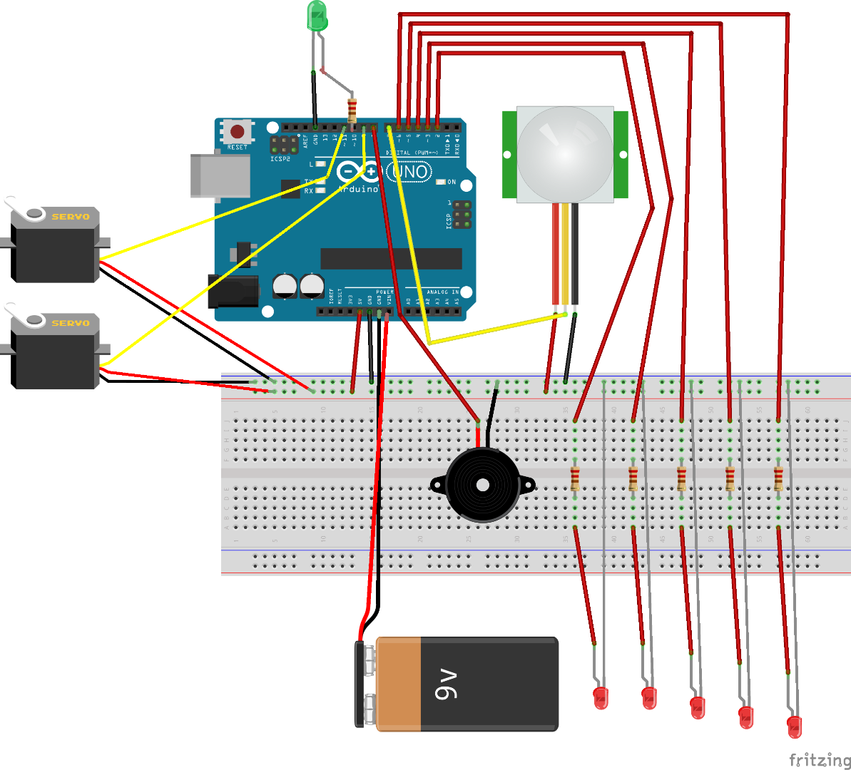 Arduino Powered Halloween Pumpkin With Motion Detection : 5 Steps (with ...