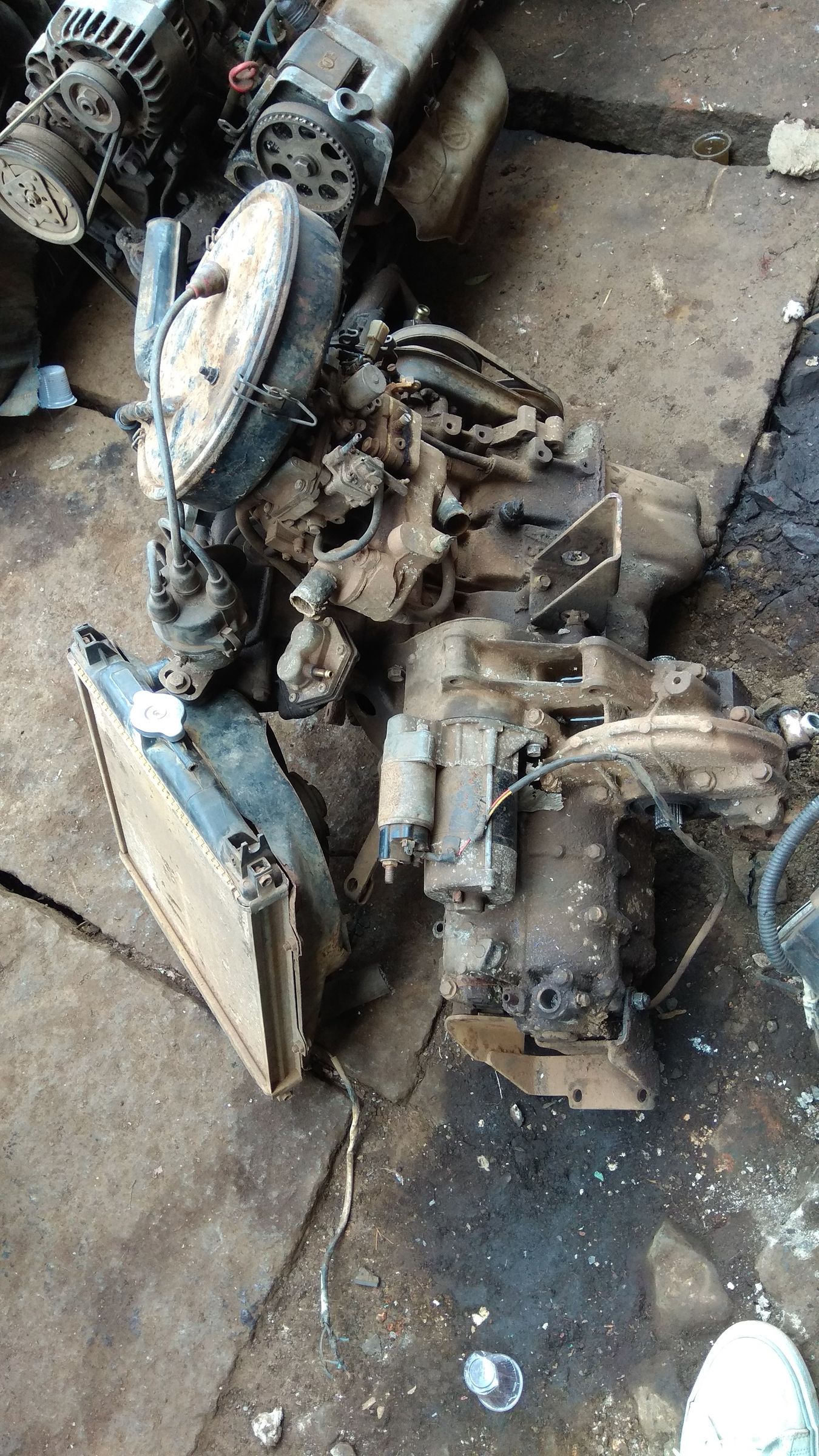Car Engine to Motorbike From Scrap : 4 Steps - Instructables