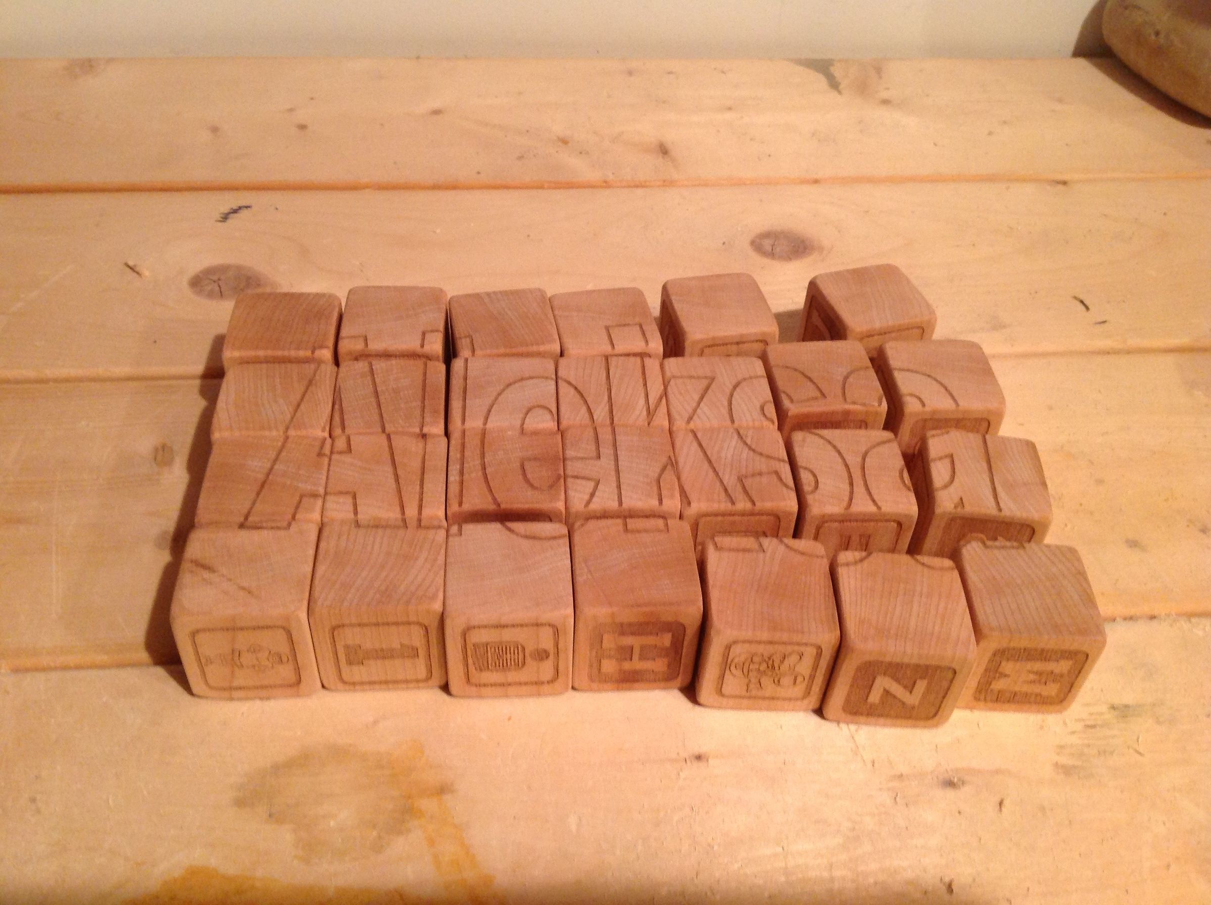 Laser Engraved Alphabet Blocks : 6 Steps (with Pictures) - Instructables