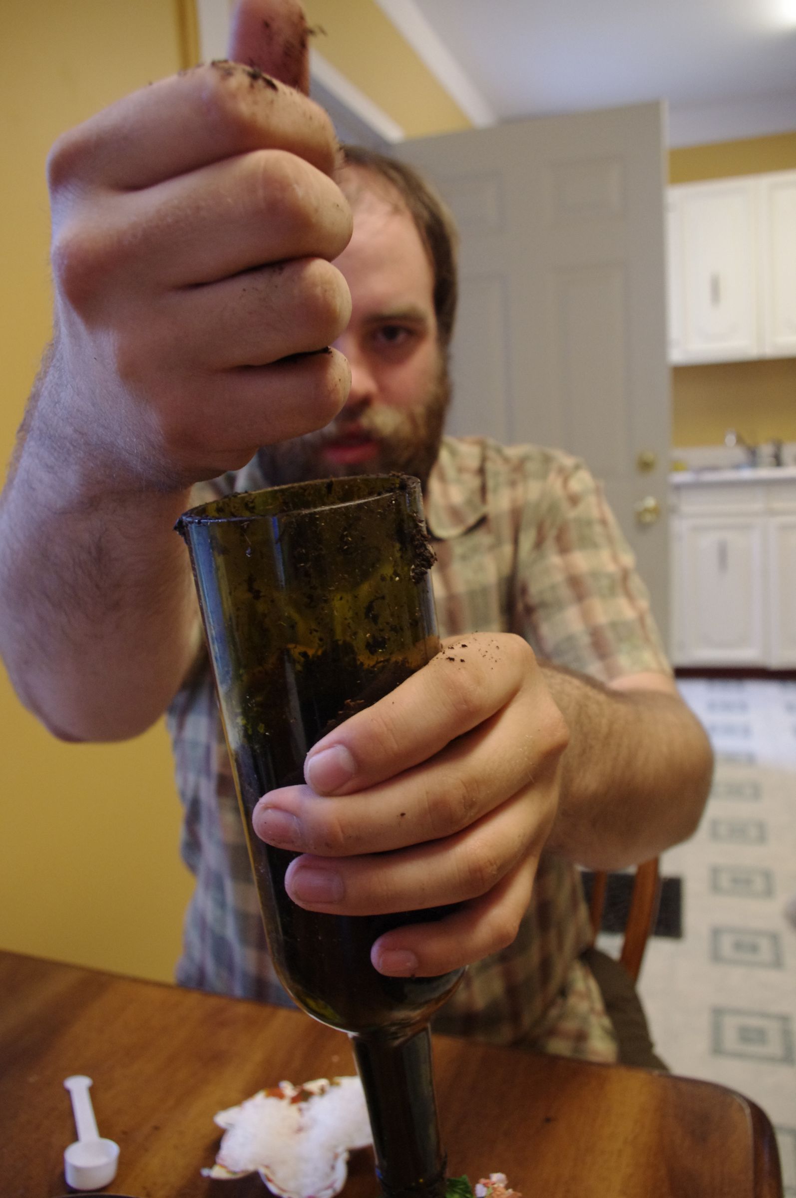 Inverted Wine Bottle Planter : 7 Steps (with Pictures) - Instructables