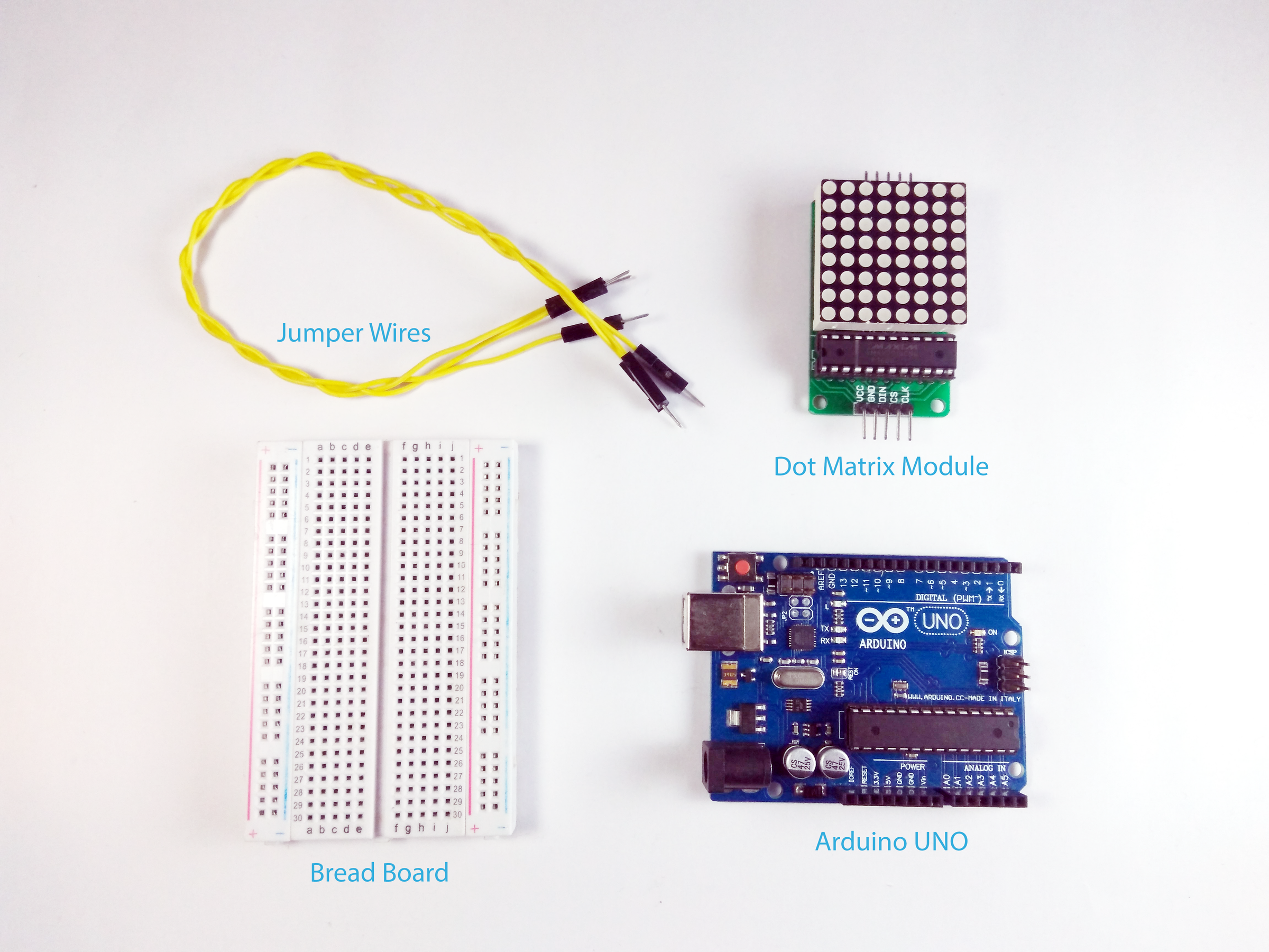 Dot Matrix With MAX7219 Interfacing With Arduino : 7 Steps (with ...