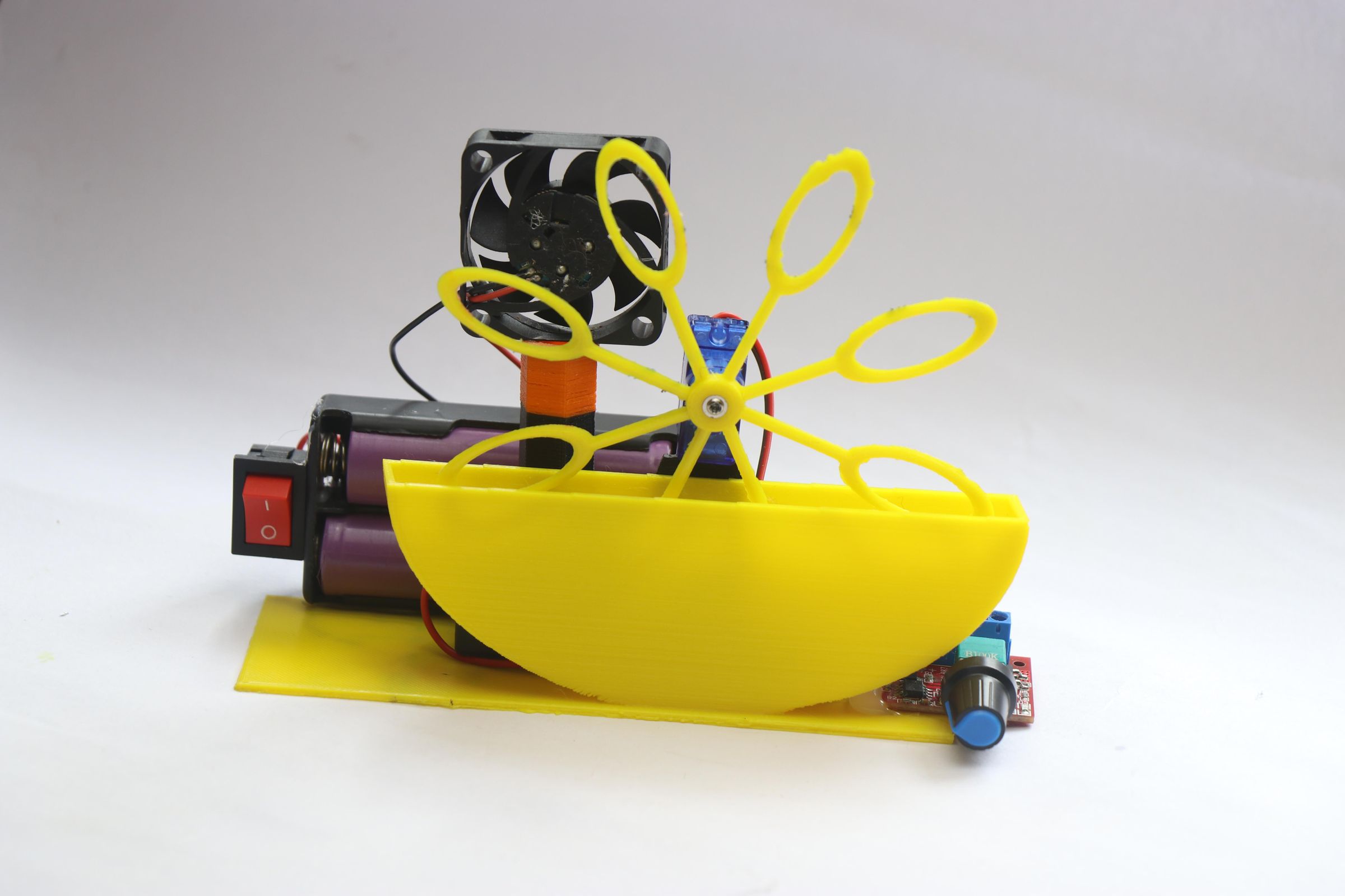 Automatic Bubble Blowing Machine Using 3D Printed Parts : 7 Steps (with Pictures) - Instructables