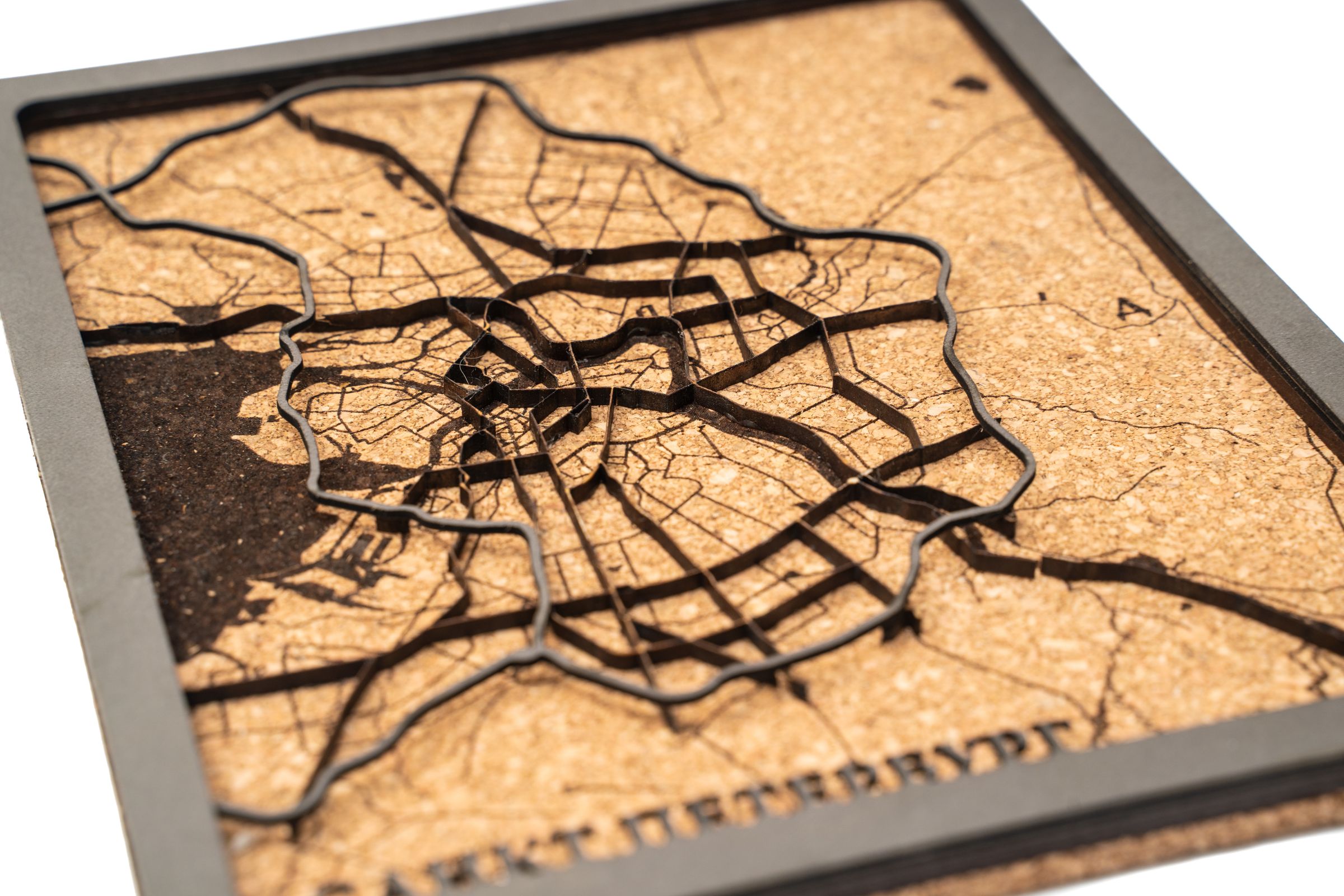 Saint-Petersburg Multi-layer Wooden Map : 6 Steps (with Pictures ...