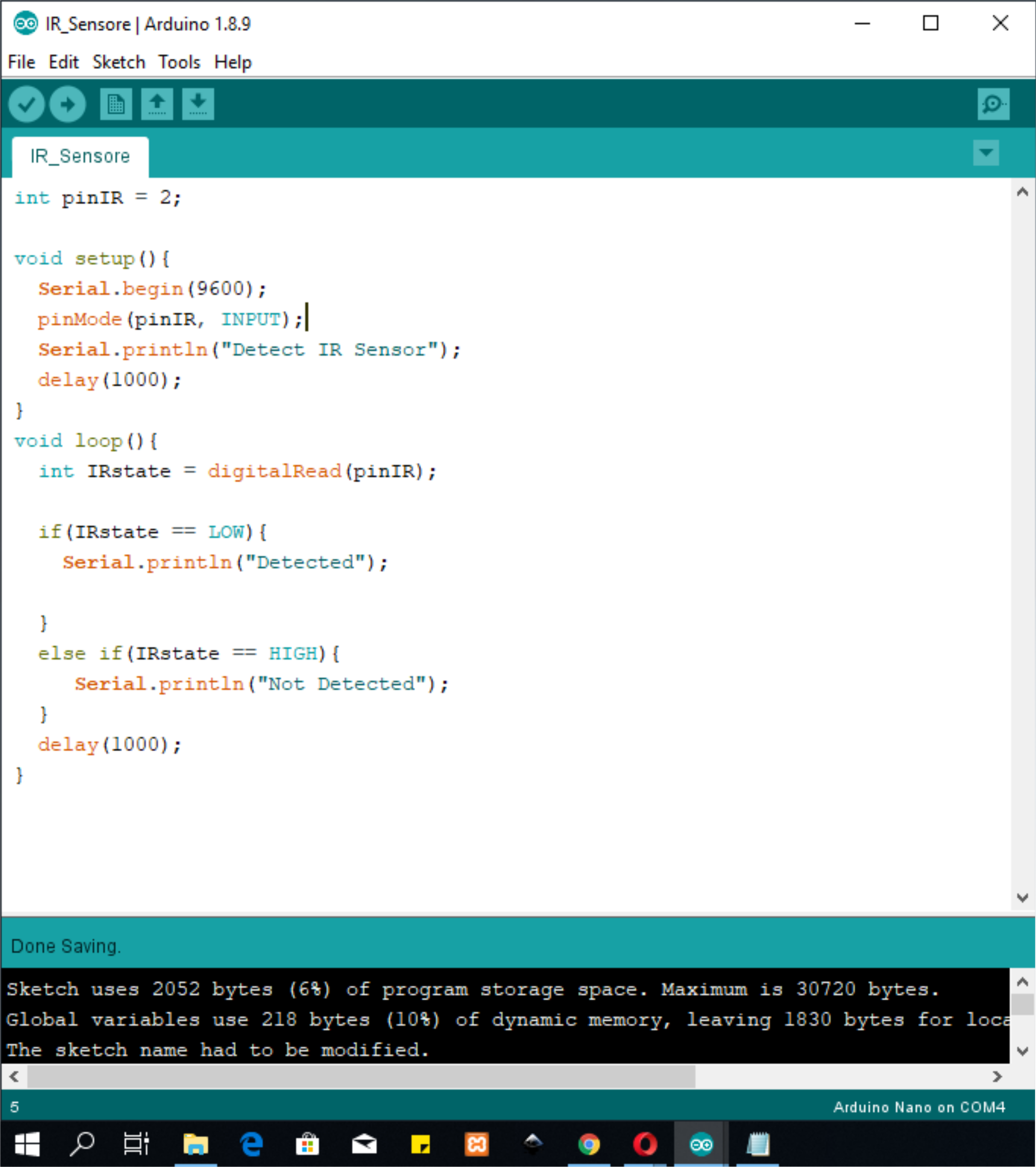 How to Use the IR Obstacle Avoidance Sensor on Arduino : 4 Steps ...