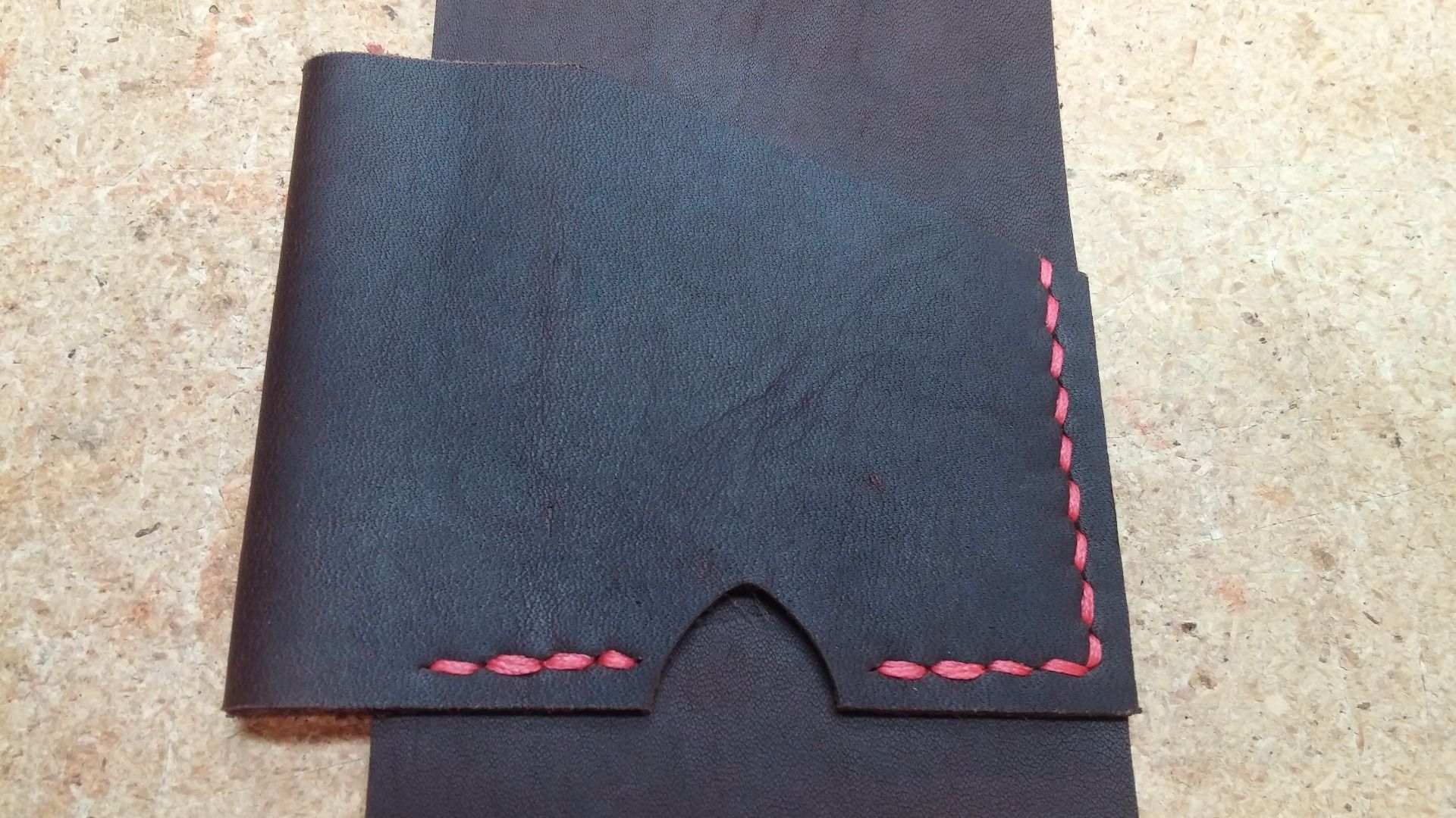 Hand Stitched Leather Notebook Cover : 7 Steps (with Pictures ...