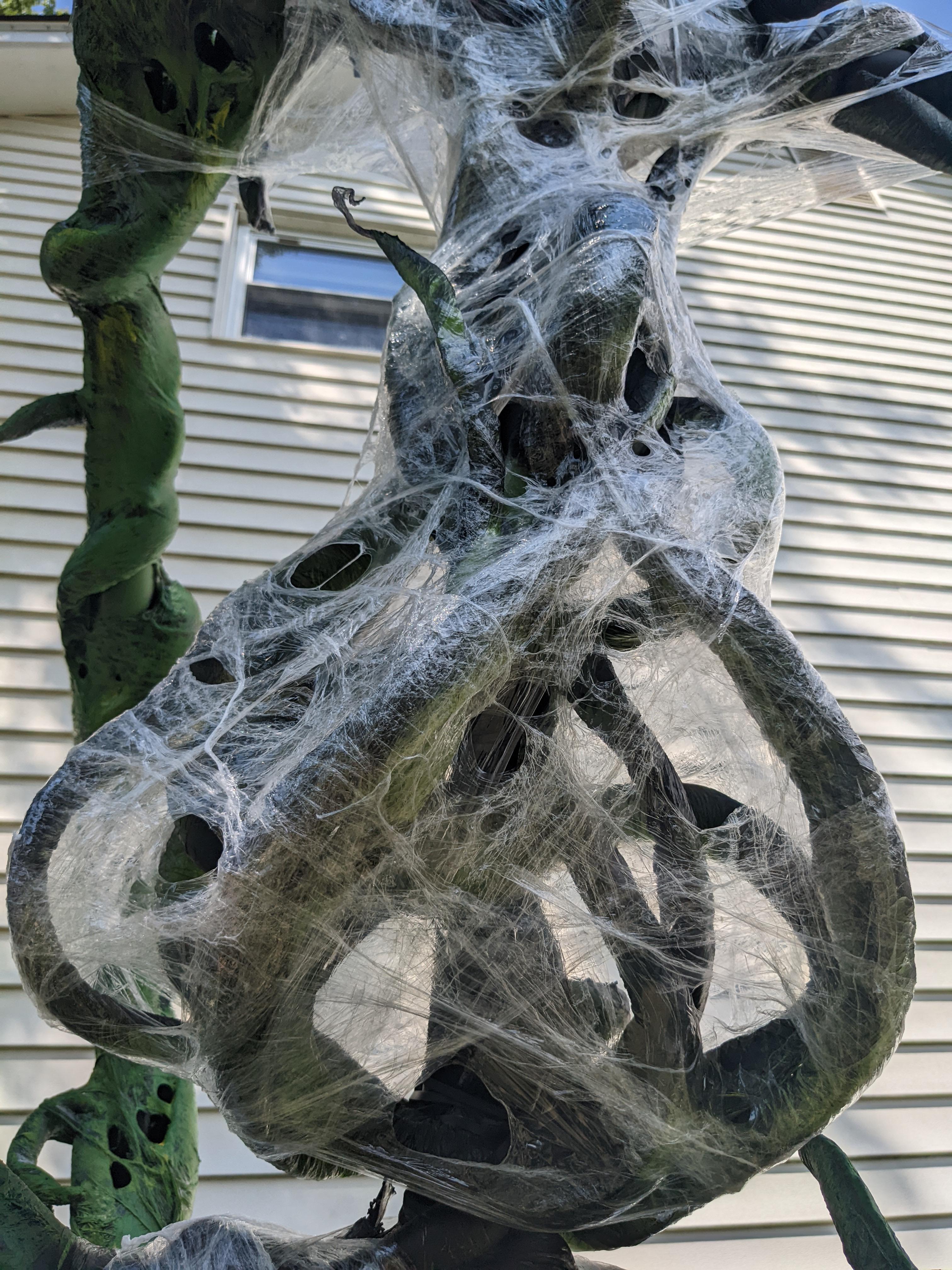 DIY 12ft Grimacing Pumpkin Monster Halloween Prop /Decoration : 5 Steps ...