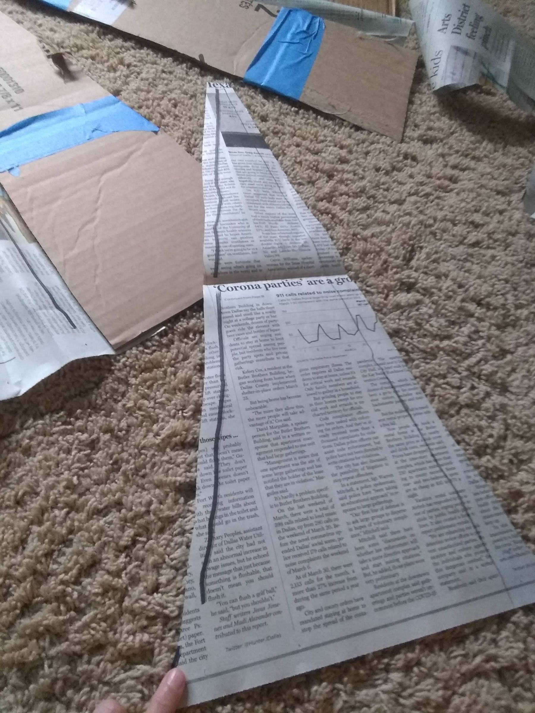 Making a Cardboard Skirt : 9 Steps - Instructables