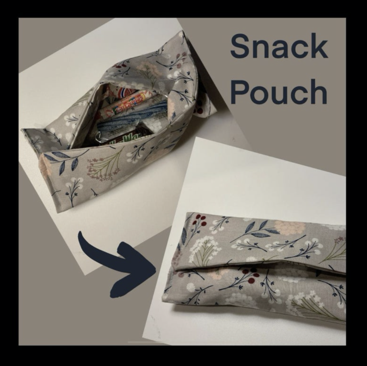 Reusable Snack Pouch : 4 Steps - Instructables
