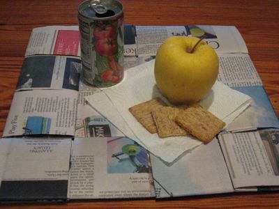 Newspaper Sit-upon : 6 Steps - Instructables