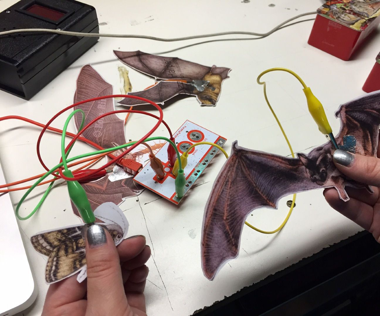 Makey Bat-Mobile! (Or Other Flying Animal Educational Mobile) : 9 Steps ...