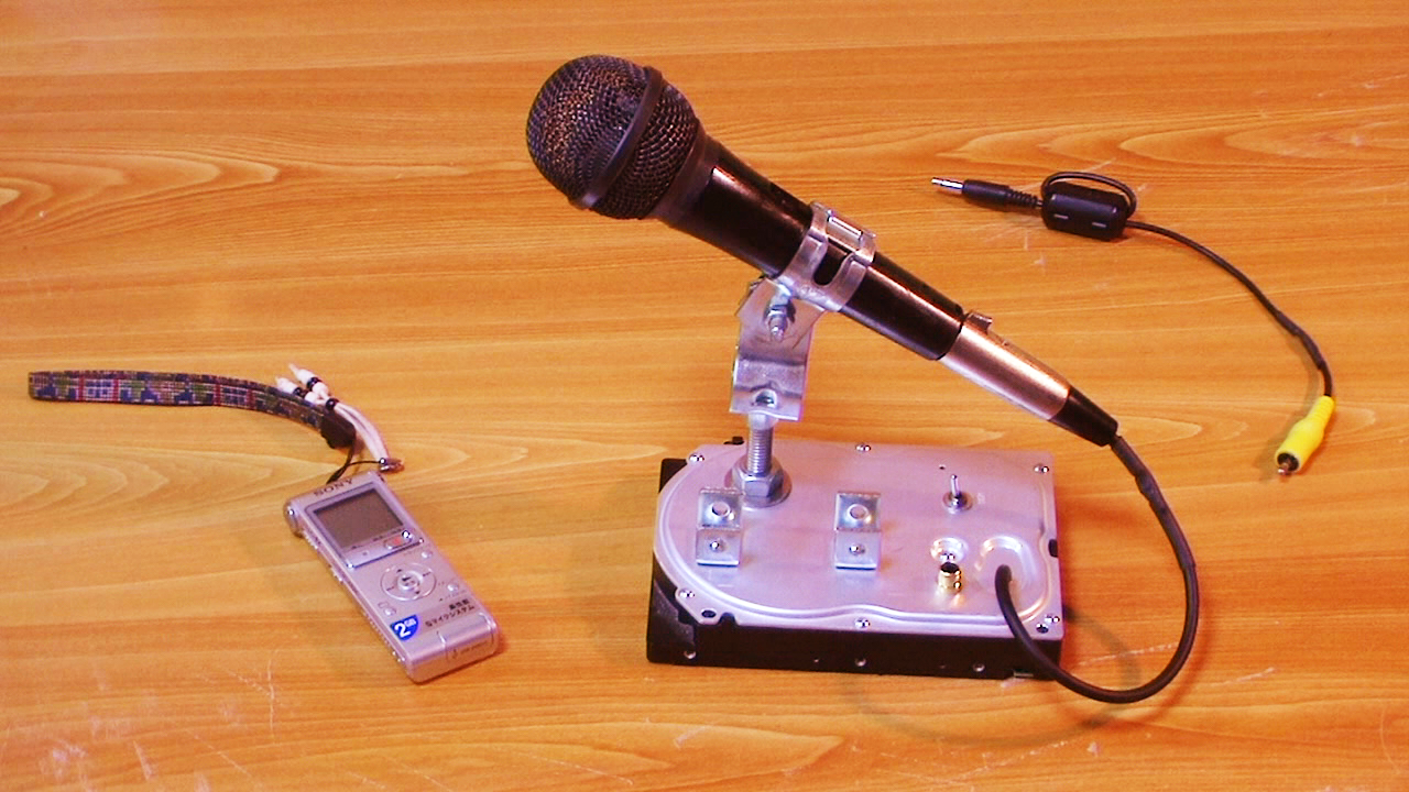Hard-Drive Based Dynamic Mic Stand for HQ Sound-Recordings - Instructables