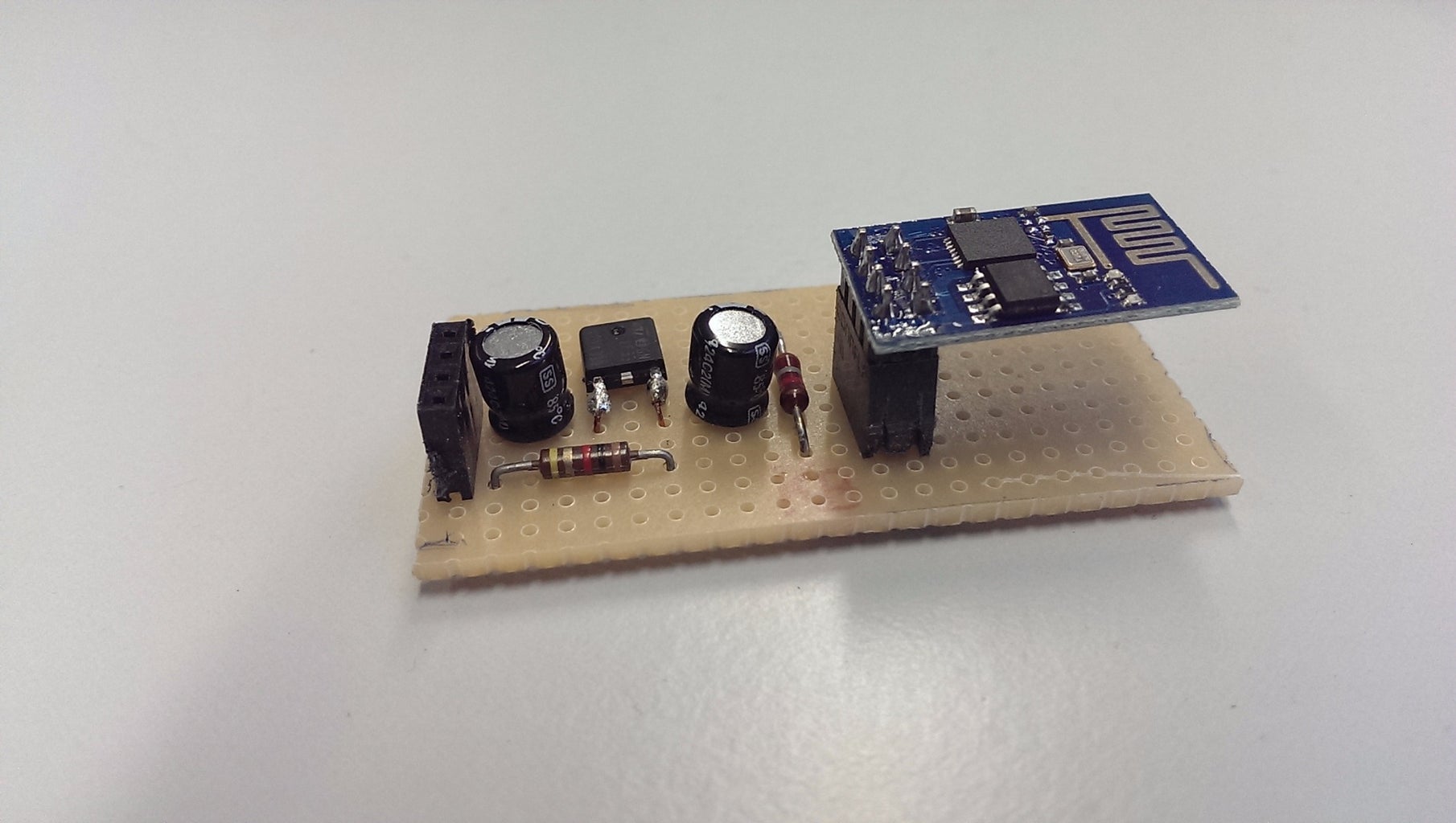 Simple 5v Breakout Board For Esp 01 Esp8622 4 Steps With Pictures Instructables