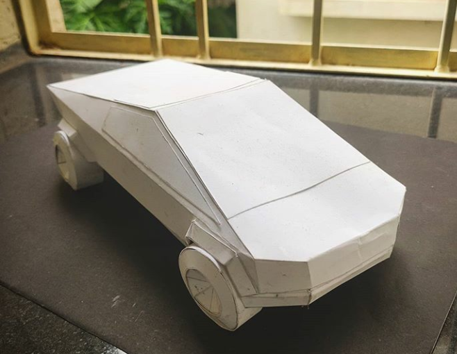 Tesla Cybertruck DIY Made of Paper! :) : 9 Steps (with Pictures ...