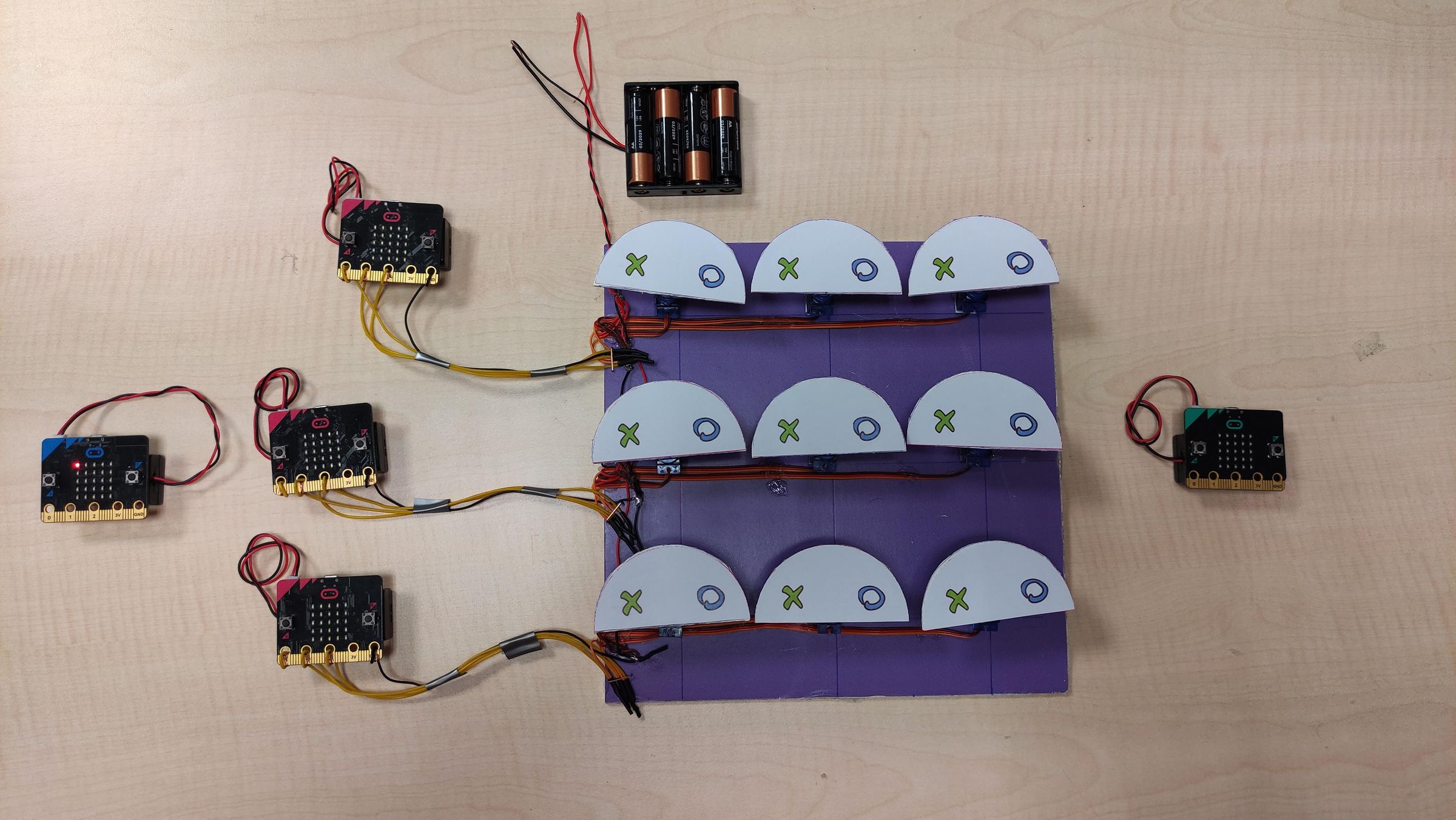 Micro:bit Controlled Tic Tac Toe Game : 4 Steps (with Pictures ...