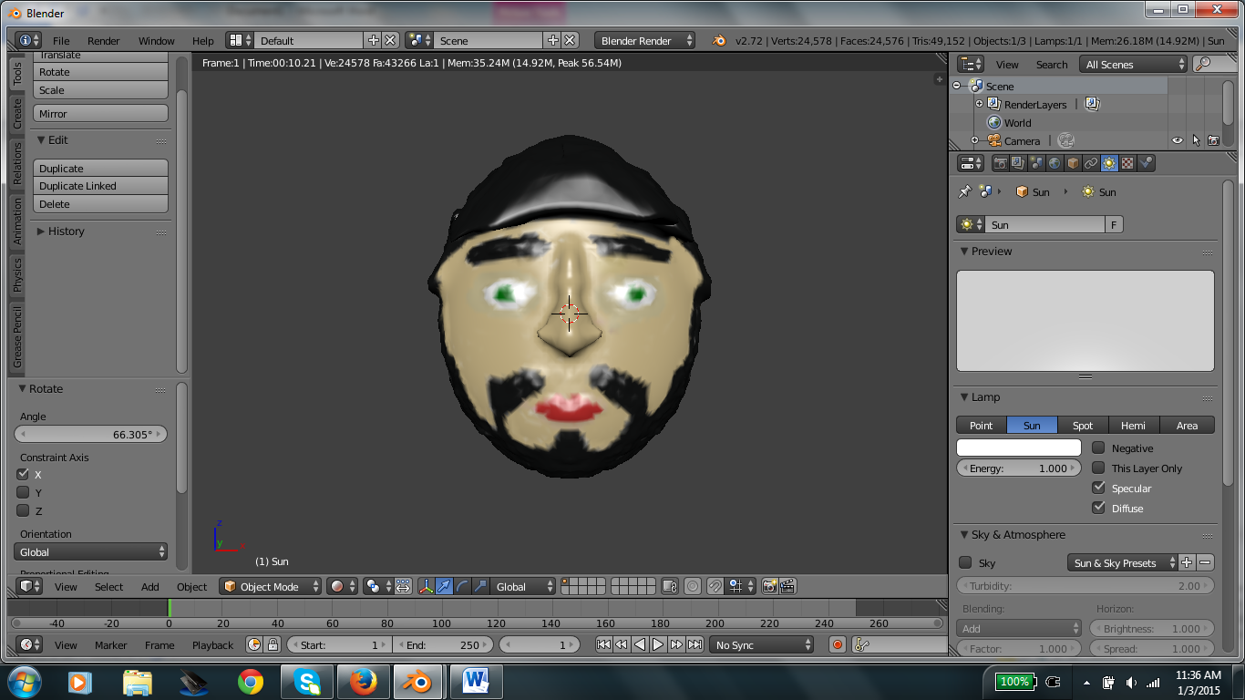 How to Model a Human Head in Blender (without Make Human) : 5 Steps ...