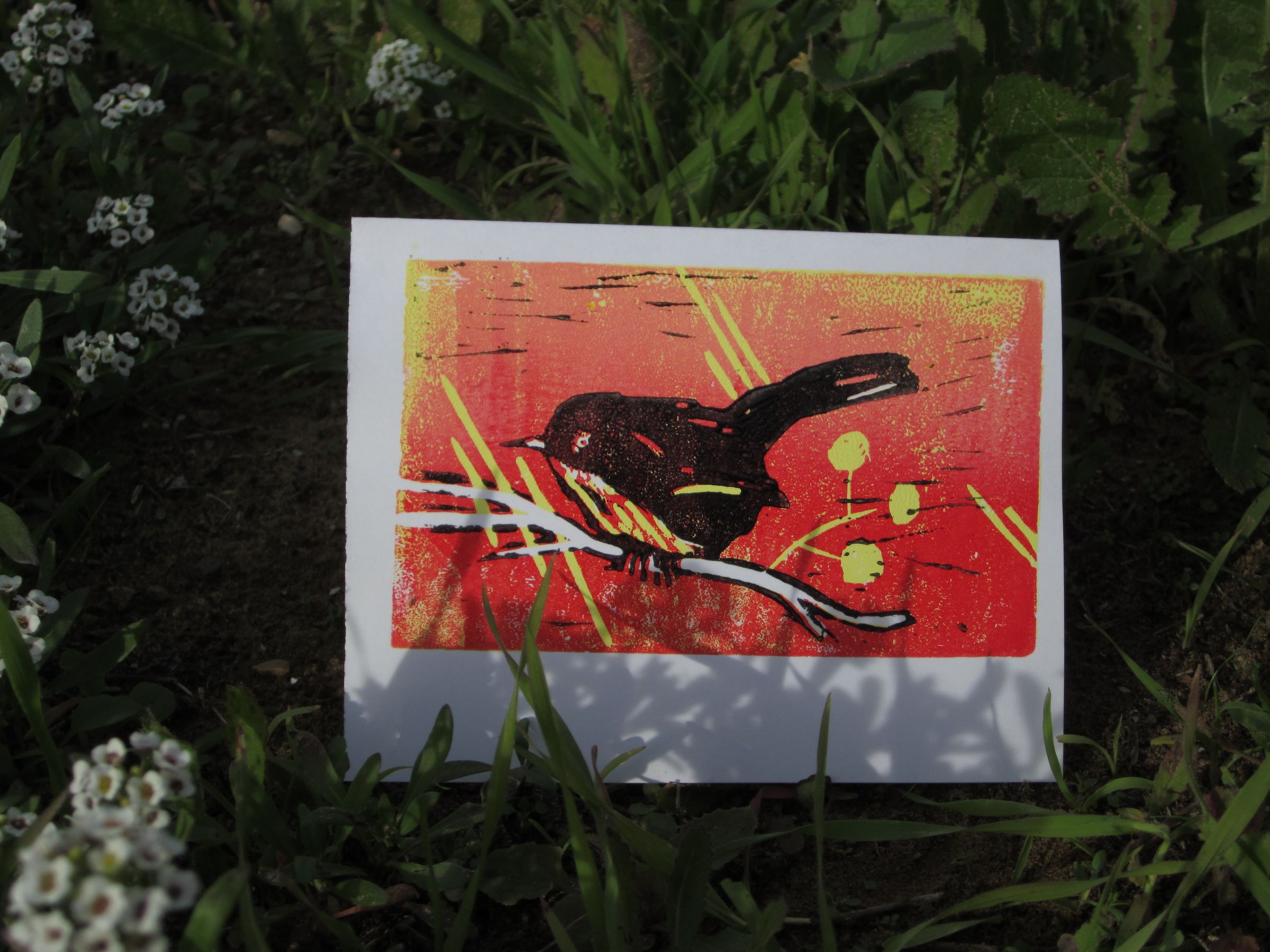Lino Reduction Print Card : 7 Steps - Instructables
