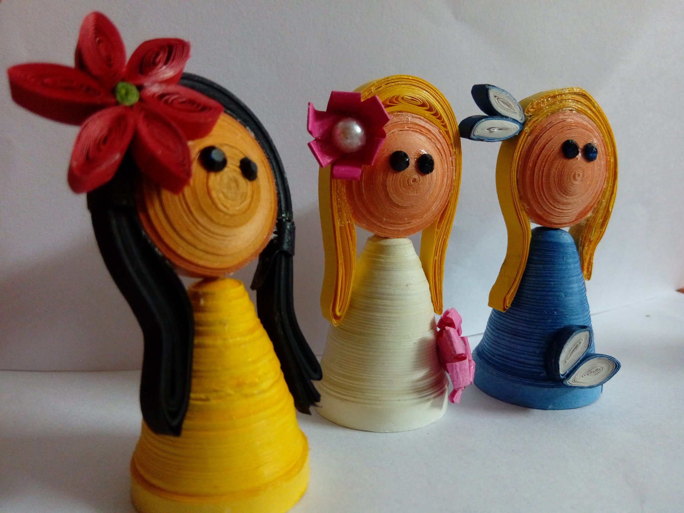 Cute Quilled Mini Dolls : 4 Steps (with Pictures) - Instructables
