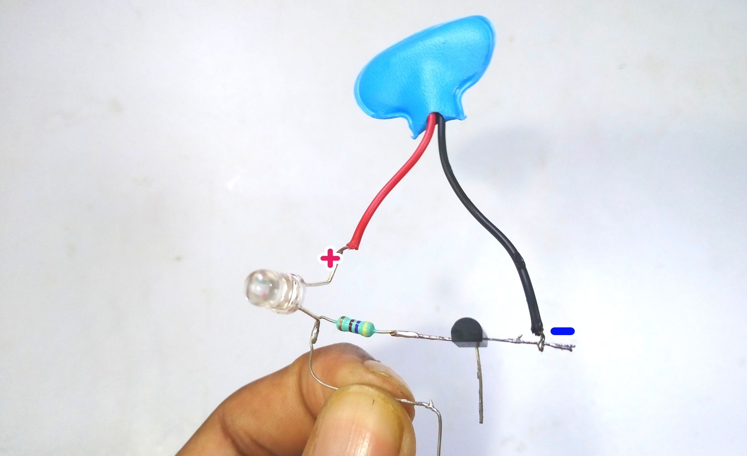 Make Simple Touch Sensor Using BC547 Transistor : 4 Steps - Instructables