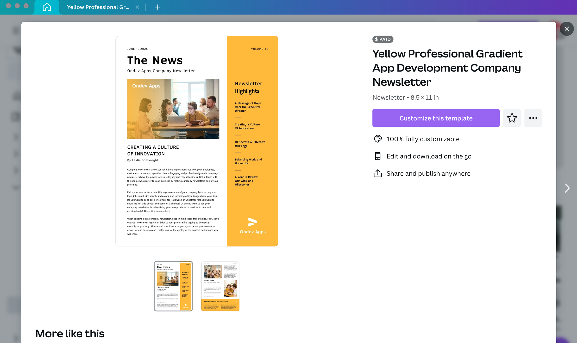 How to Make a One-page Newsletter on Canva : 6 Steps - Instructables