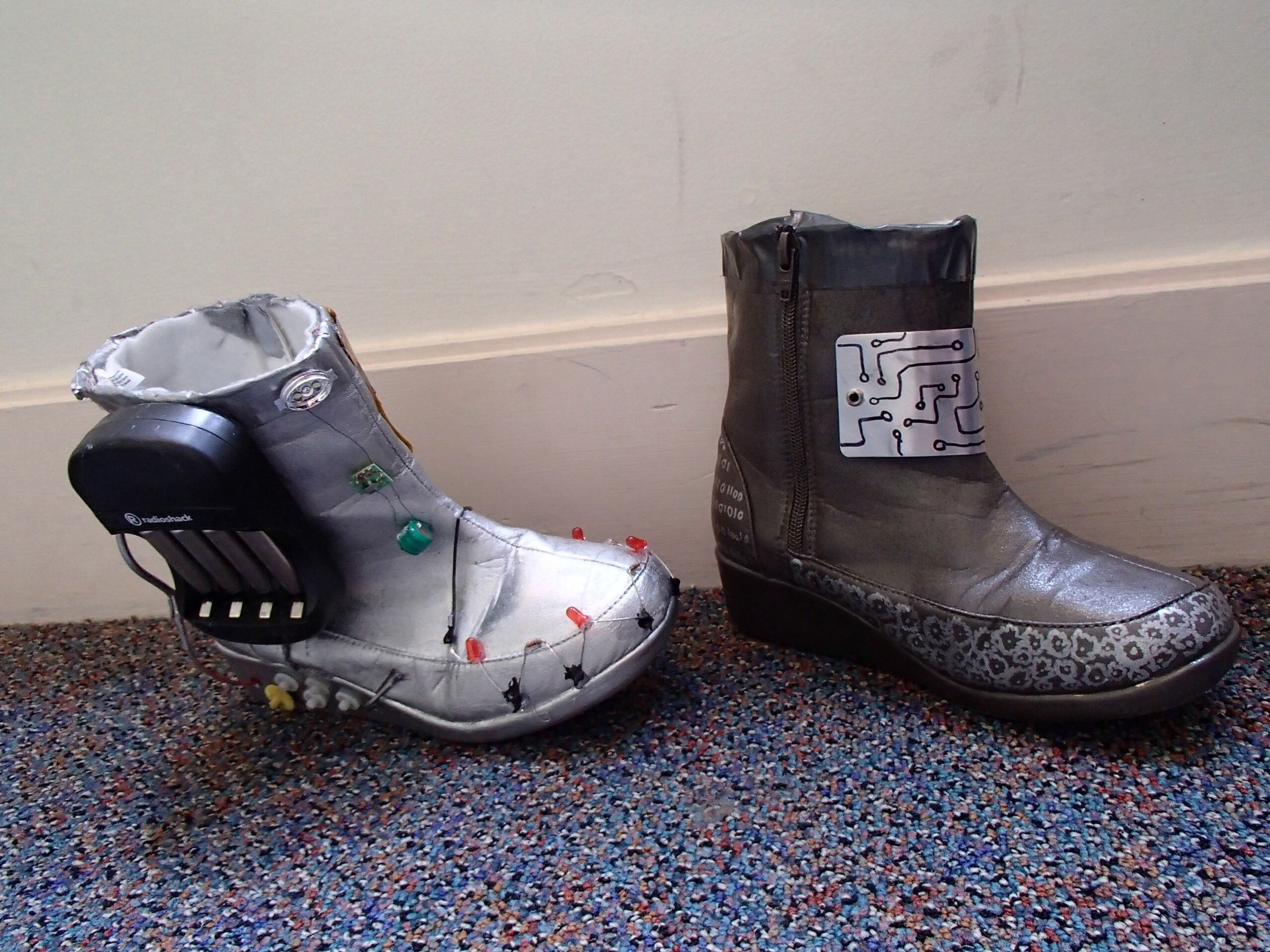 Light Up Cyber Boots : 6 Steps (with Pictures) - Instructables