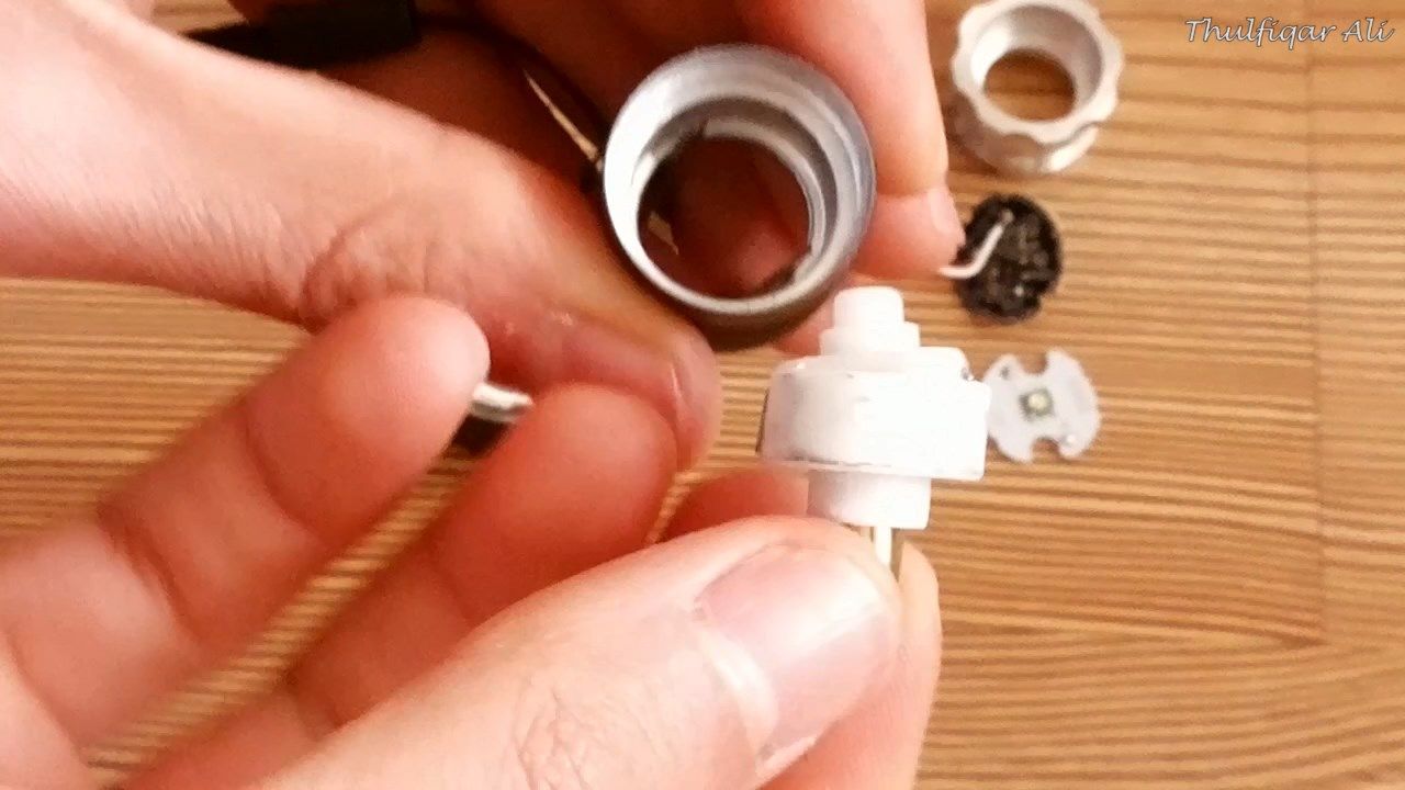 How to Repair Flashlight Switch (Fix Tailcap Switch) : 12 Steps ...