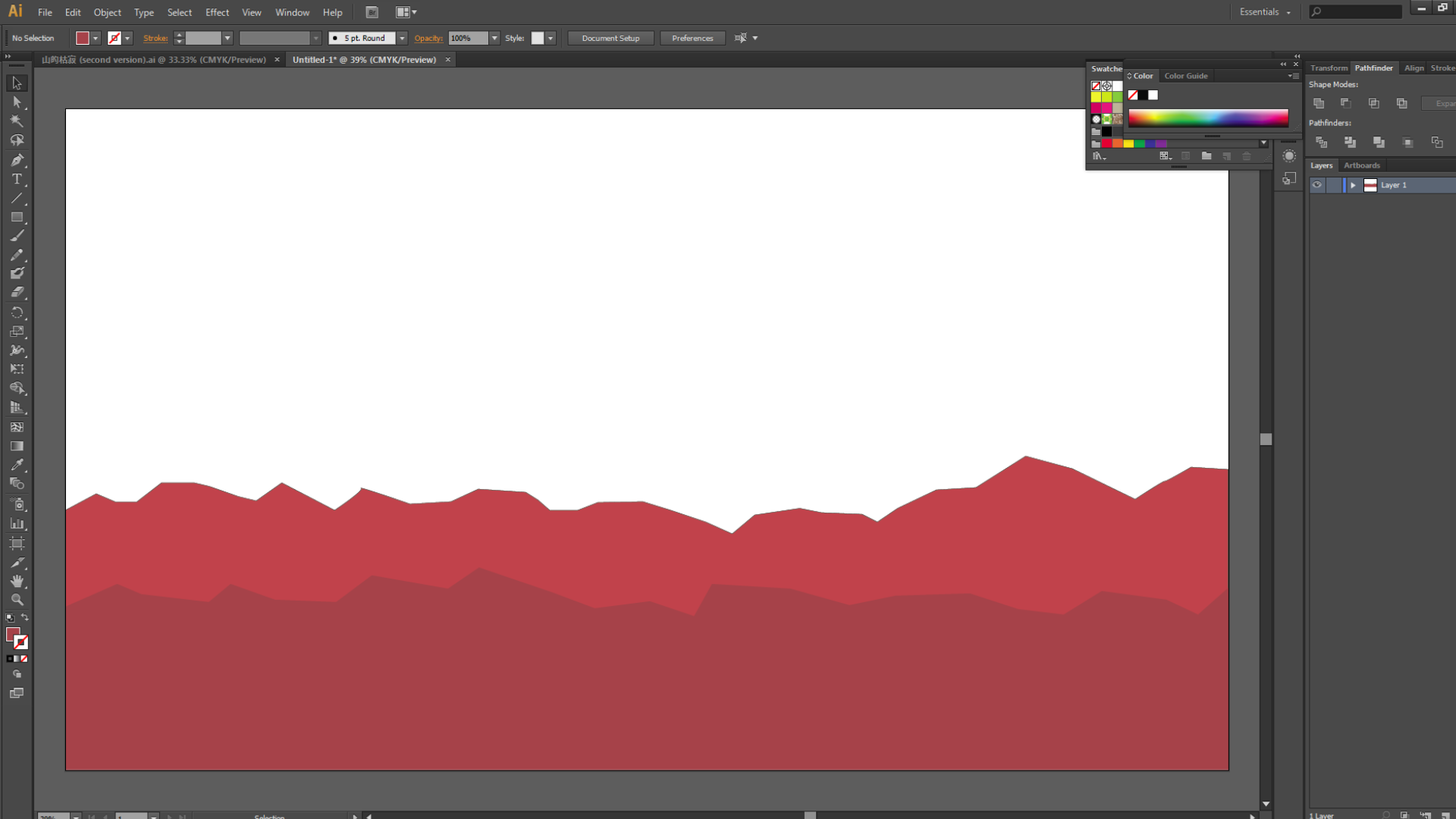 How to Draw Landscape Using Adobe Illustrator : 5 Steps - Instructables