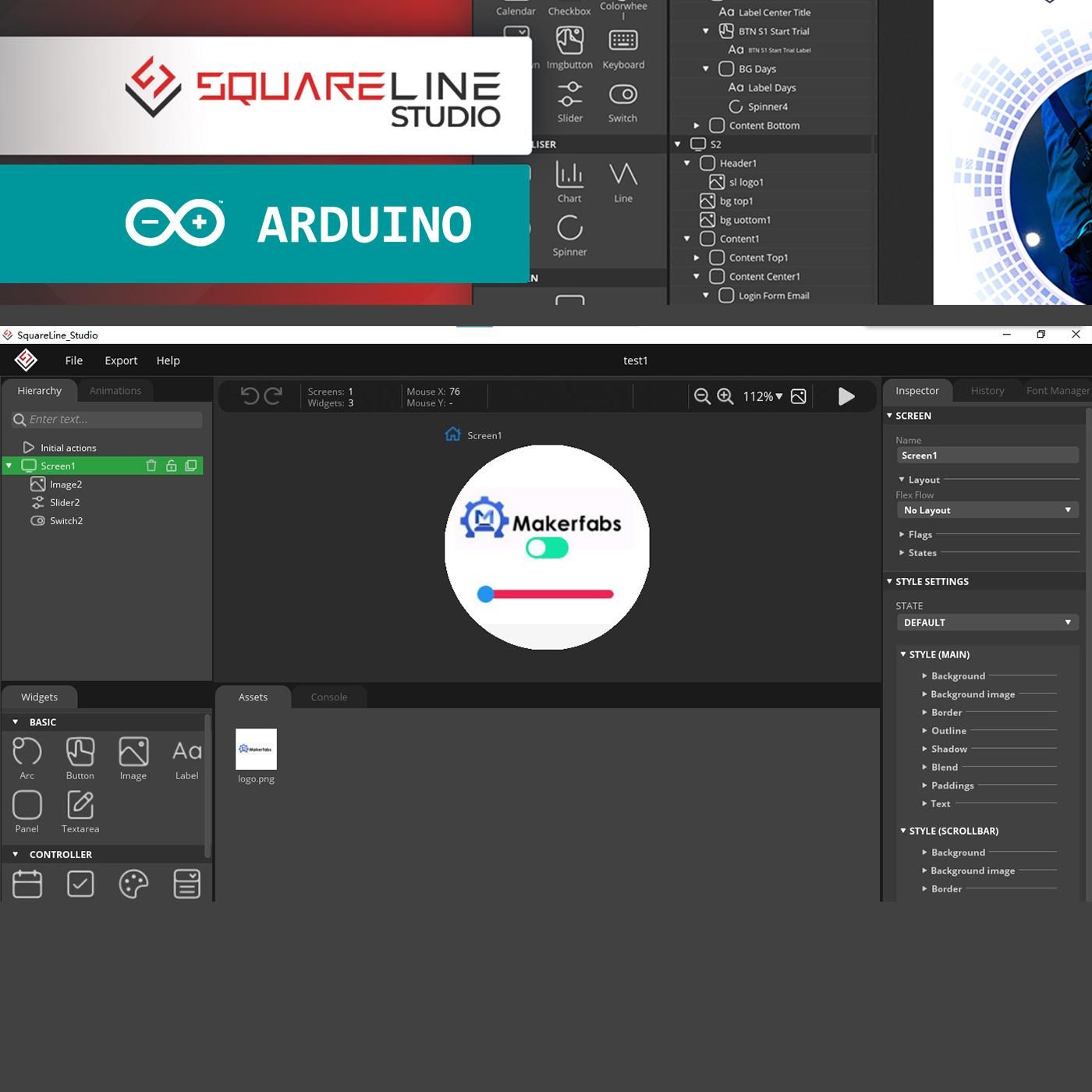 Squareline Begin With Arduino : 3 Steps - Instructables