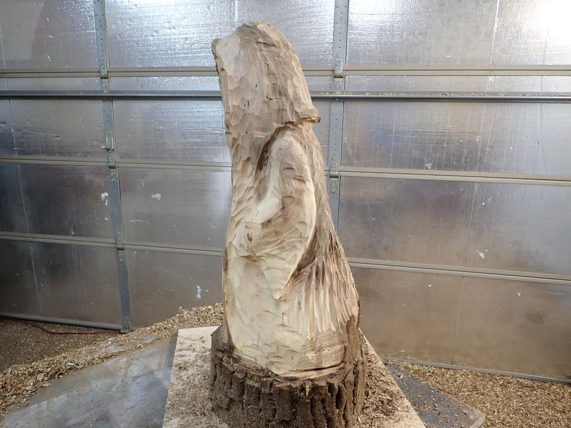 Grim Reaper Carved From a Walnut Log : 17 Steps (with Pictures ...