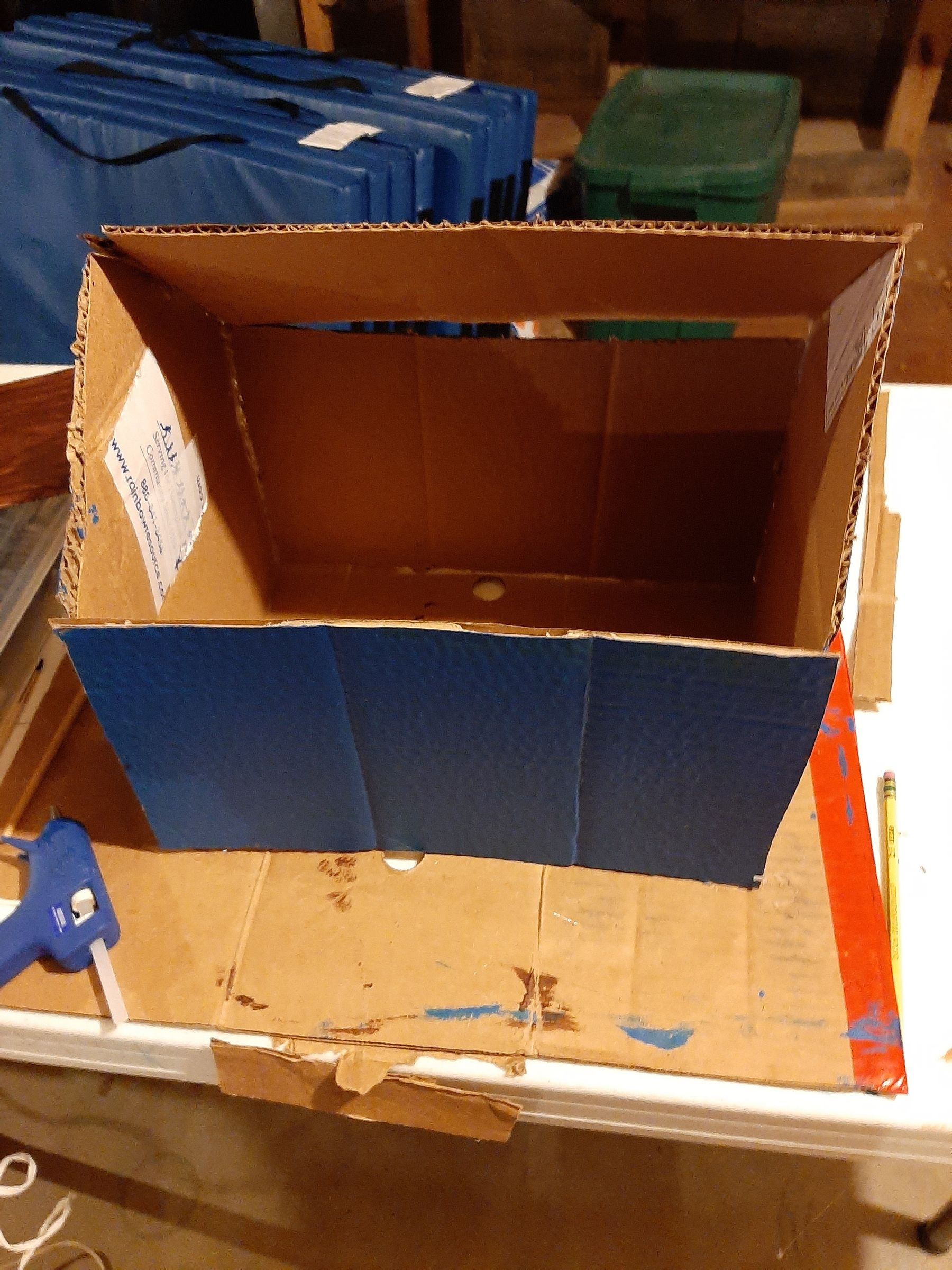 Hot Glue Cardboard House : 5 Steps - Instructables