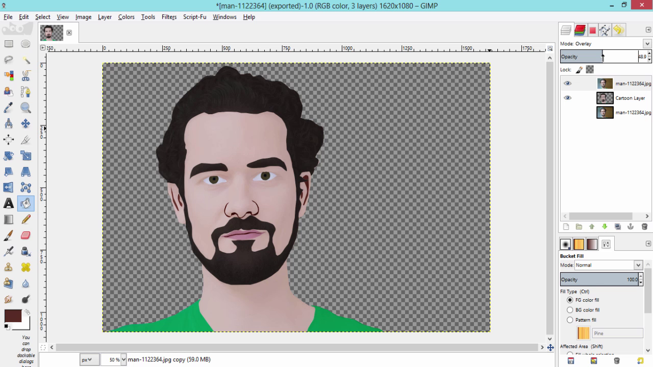 How to Cartoon Yourself | GIMP | Photoshop Alternative : 13 Steps ...