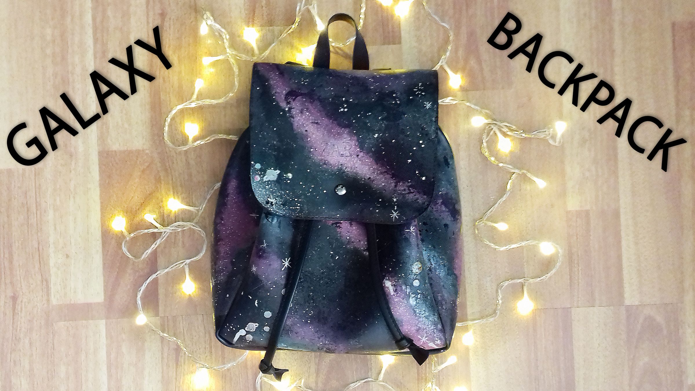 Diy Amazing Galaxy Backpack (my Design) : 5 Steps - Instructables