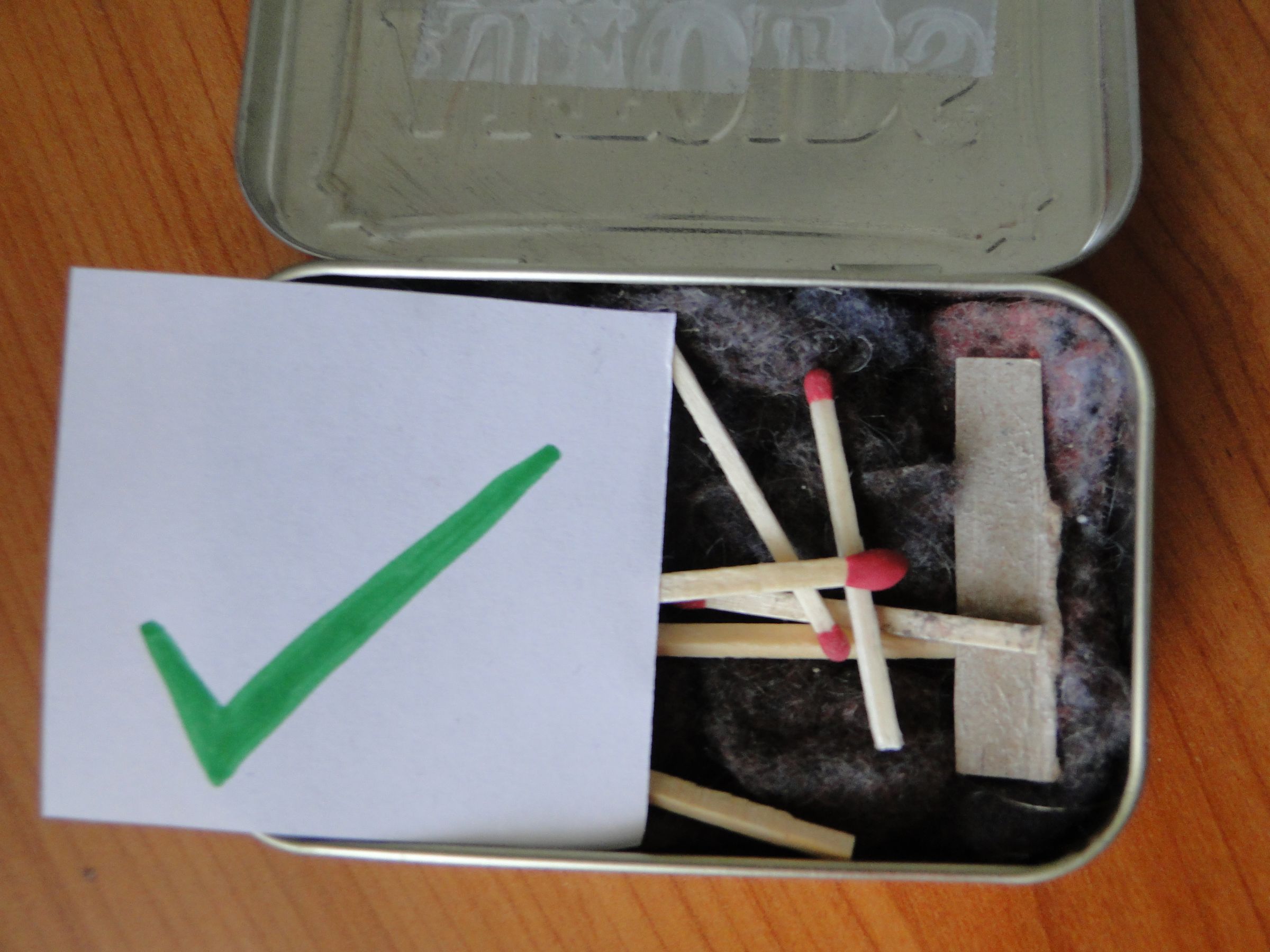 Altoids Fire Kit - Instructables