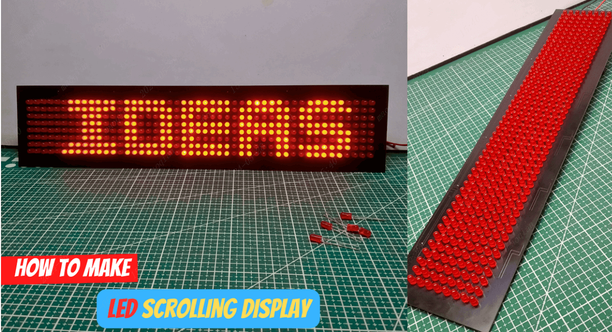 LED Scrolling Display : 6 Steps - Instructables