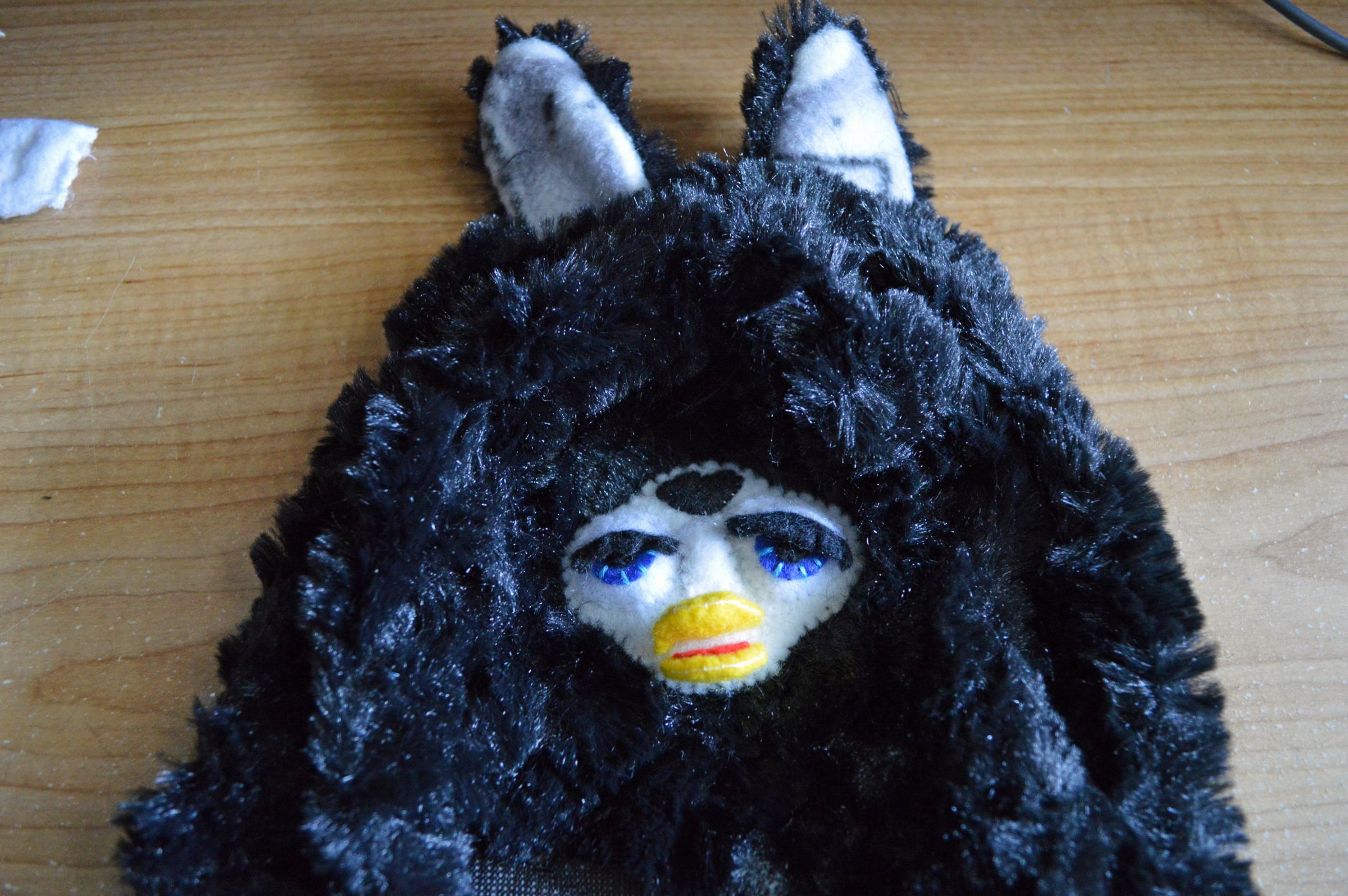 Make Your Own Long Furby (With "Vegan" Felt Faceplate) : 18 Steps ...