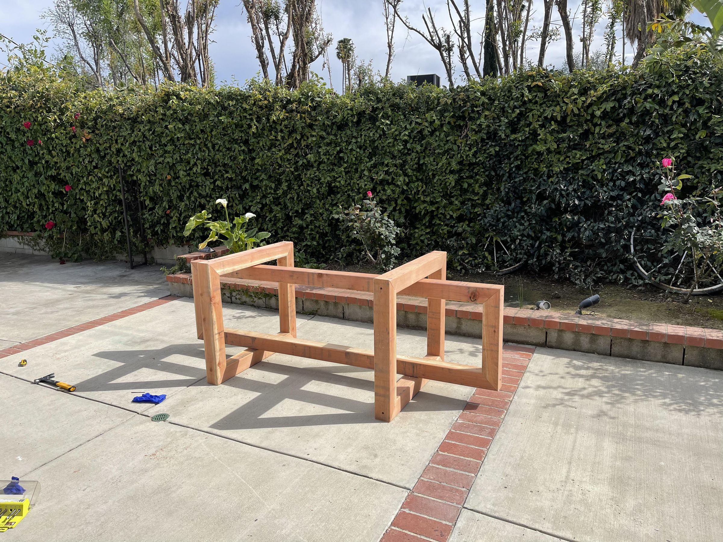 Geometric Dining Table Build “Concrete” : 8 Steps (with Pictures ...