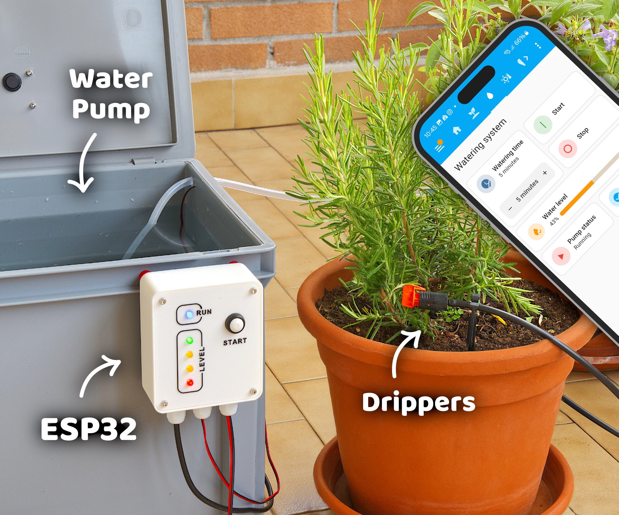 ESP32 Irrigation System With Water Reservoir : 10 Steps (with Pictures ...