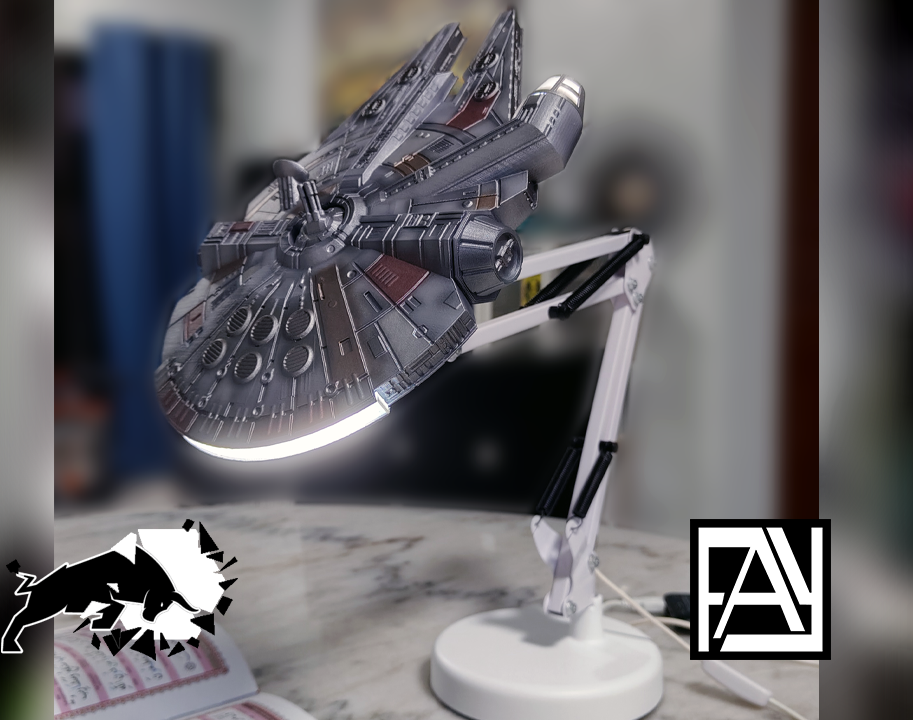 Millennium Falcon Desk Lamp : 4 Steps (with Pictures) - Instructables