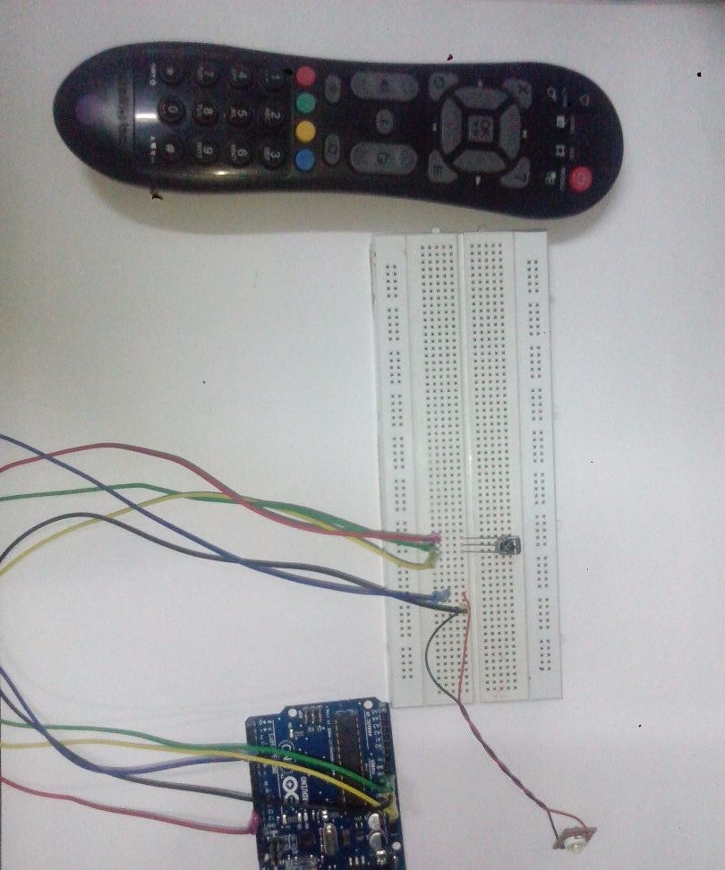 Control LEDSs Using Any Infrared (TV) Remote Control : 3 Steps ...