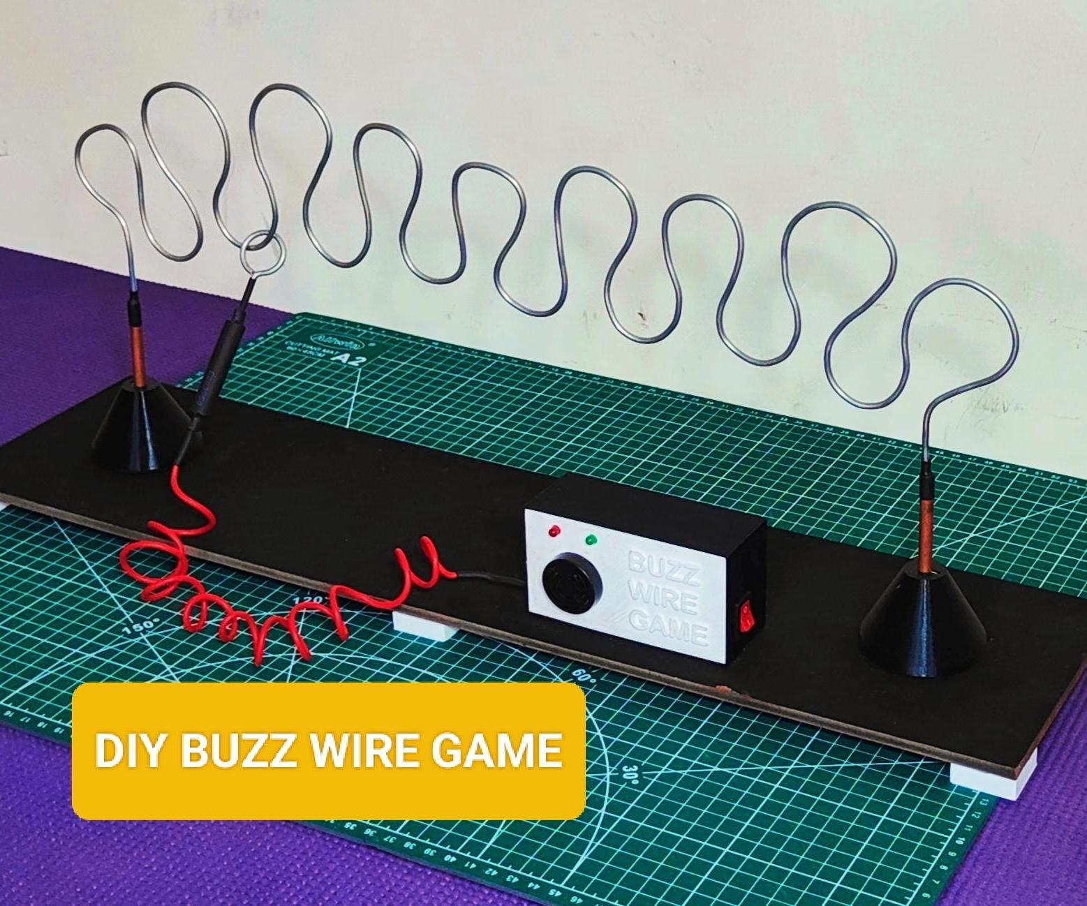 DIY Arduino Controlled Buzz Wire Game : 19 Steps (with Pictures) - Instructables