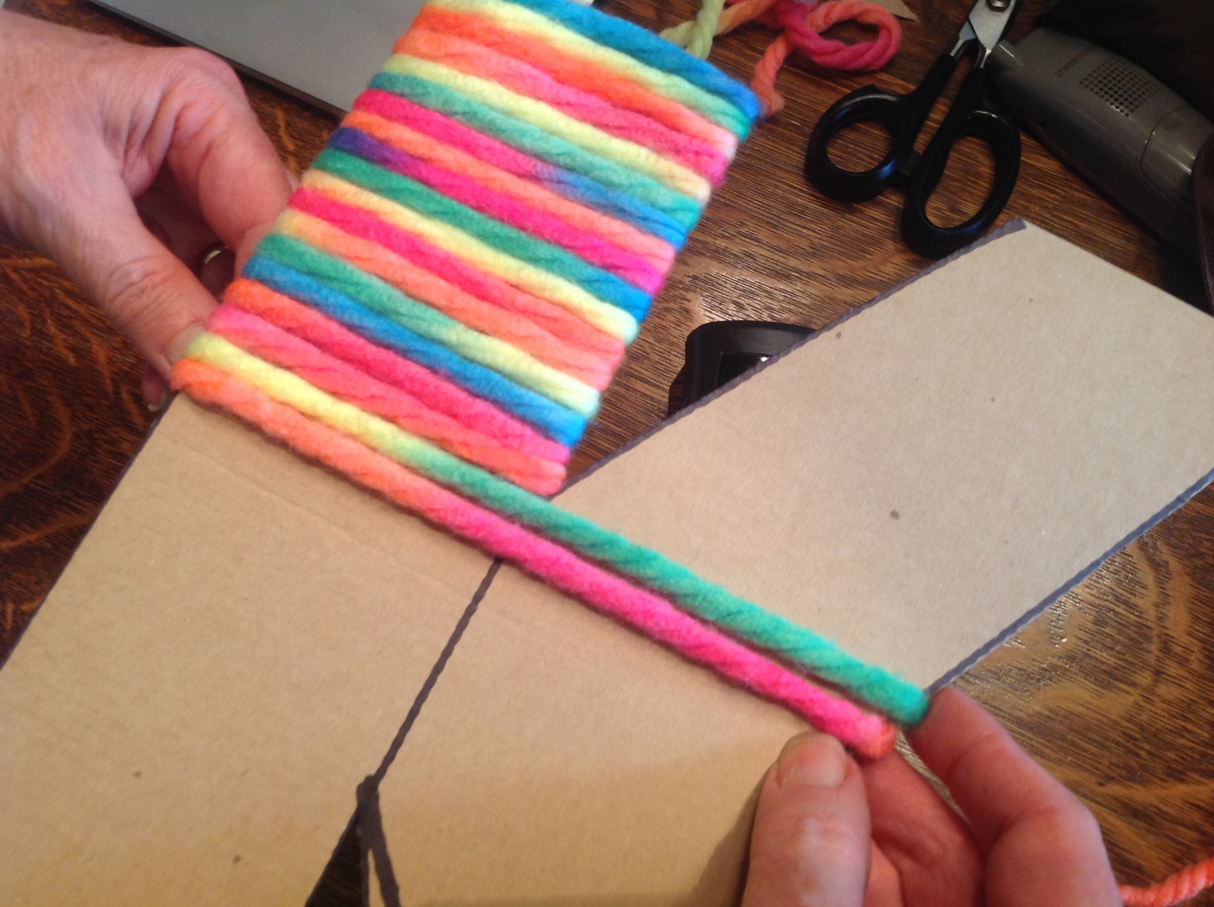 Cardboard + Yarn Letter : 7 Steps - Instructables