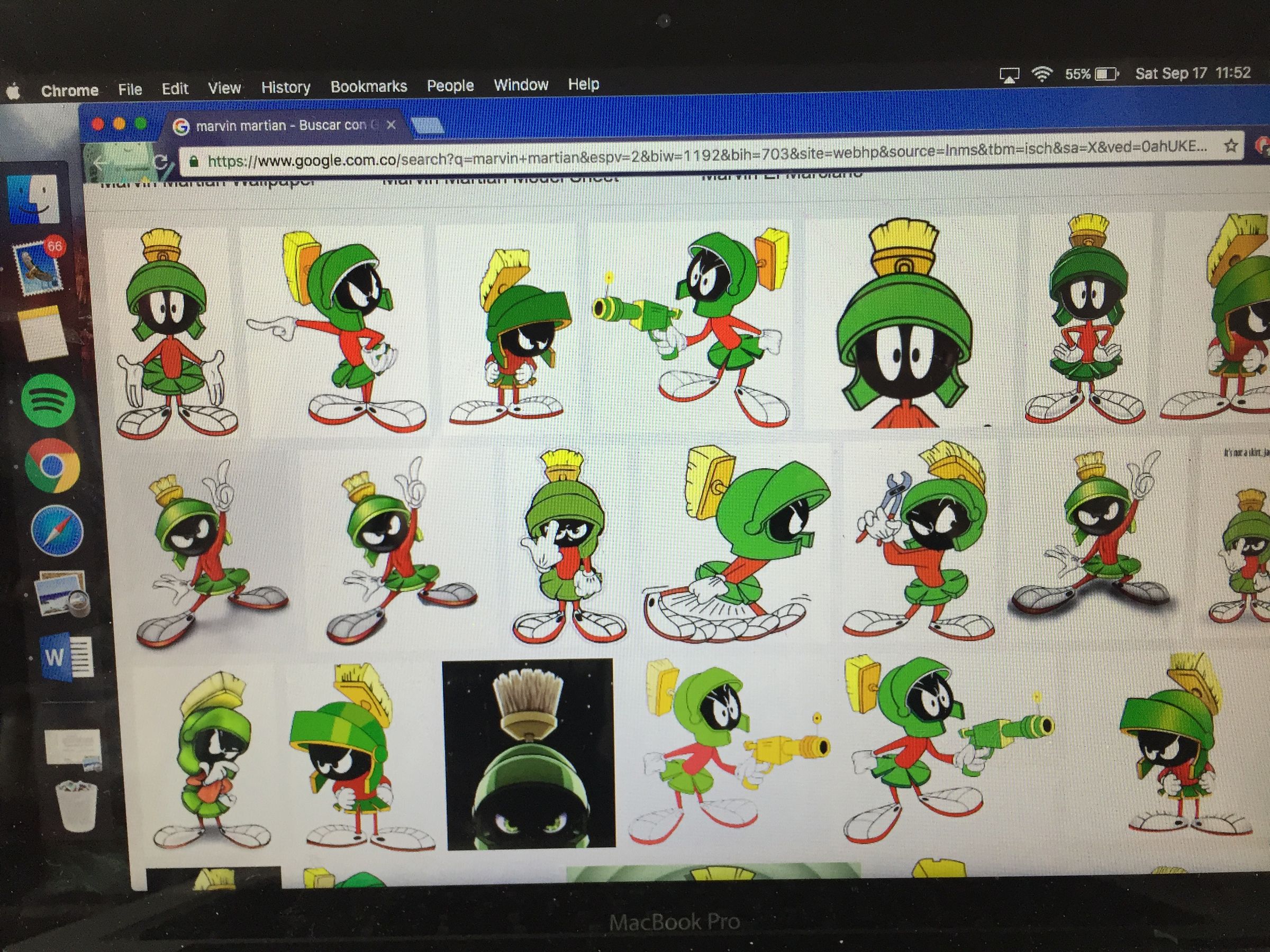 Marvin The Martian Face