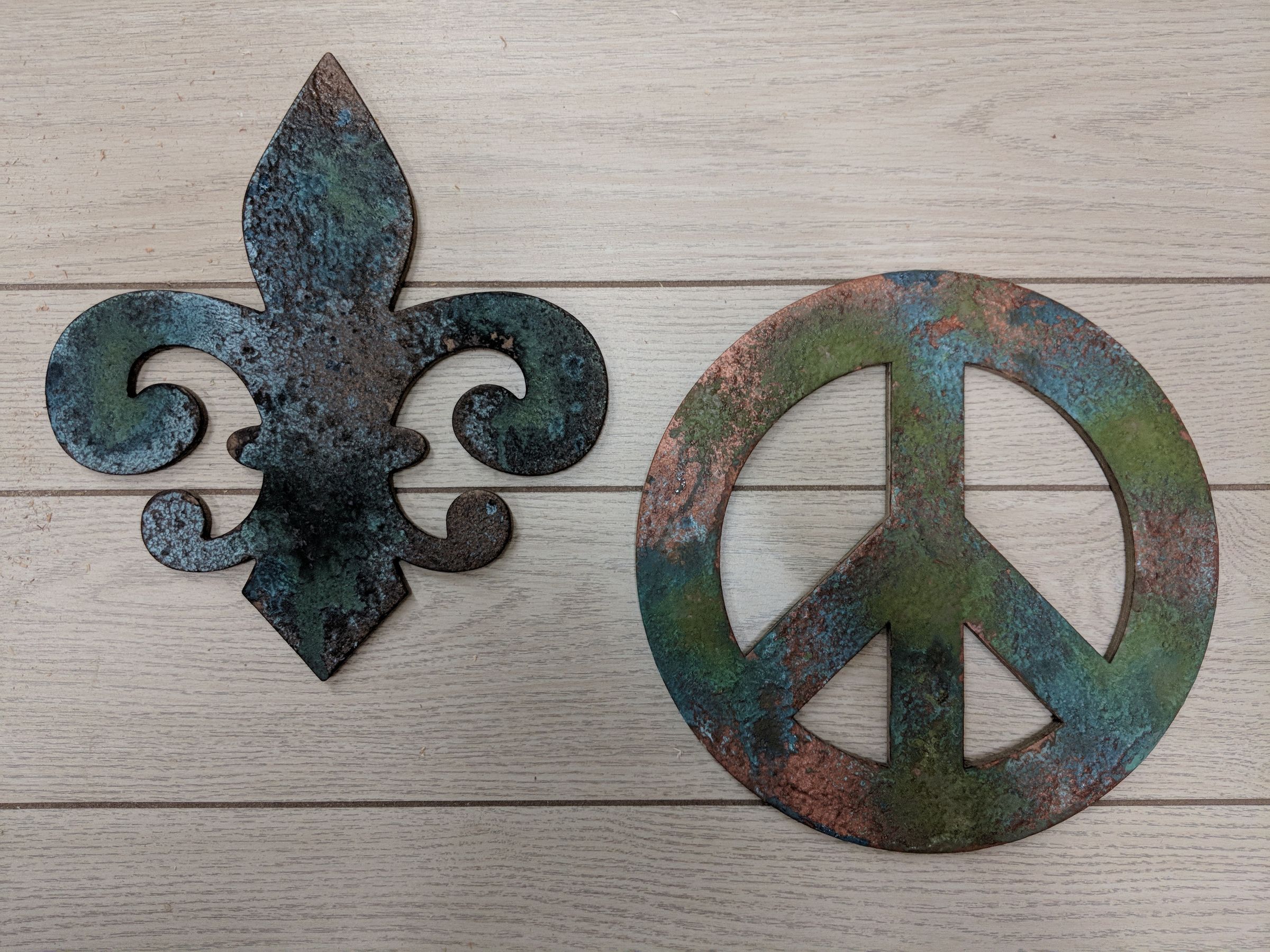 How to Make Things Look Like Old Metal With Patina Paint : 3 Steps ...