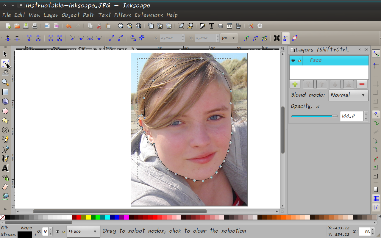 Drawing Vector Portraits on Inkscape : 13 Steps - Instructables