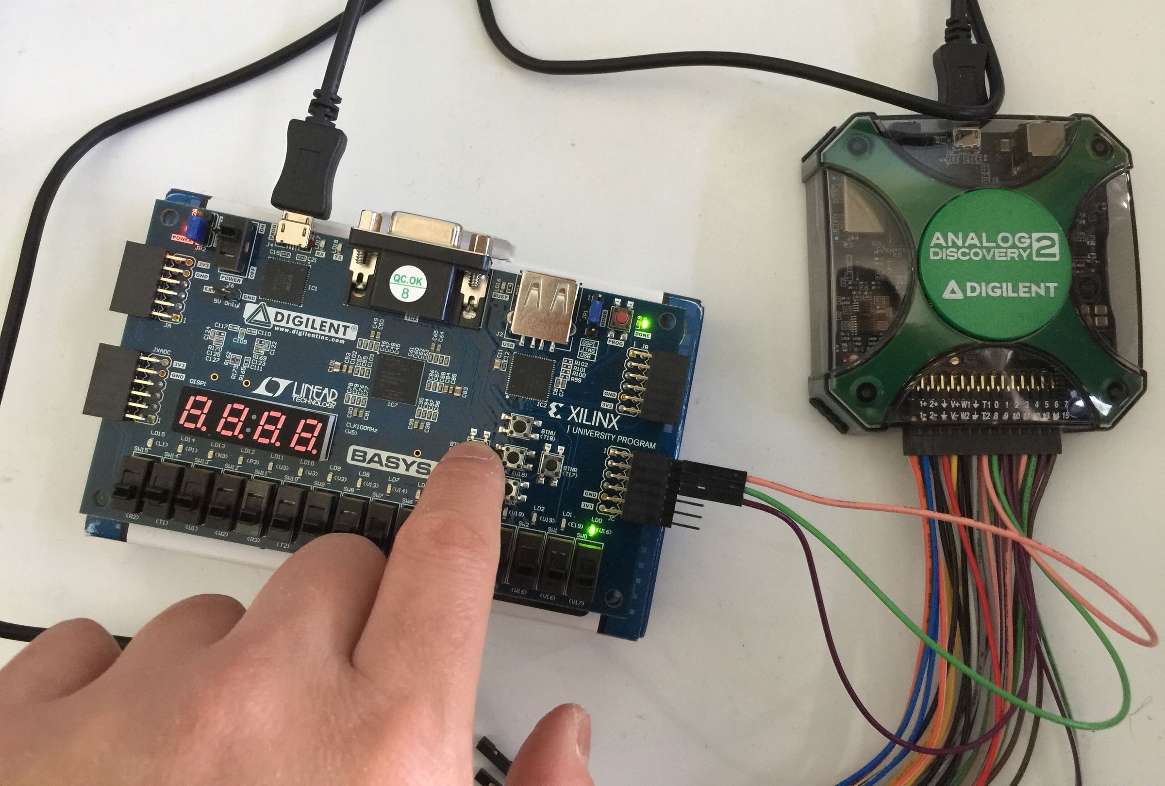 Debonucing Button on Basys 3, Xilinx FPGA Development Board : 6 Steps ...