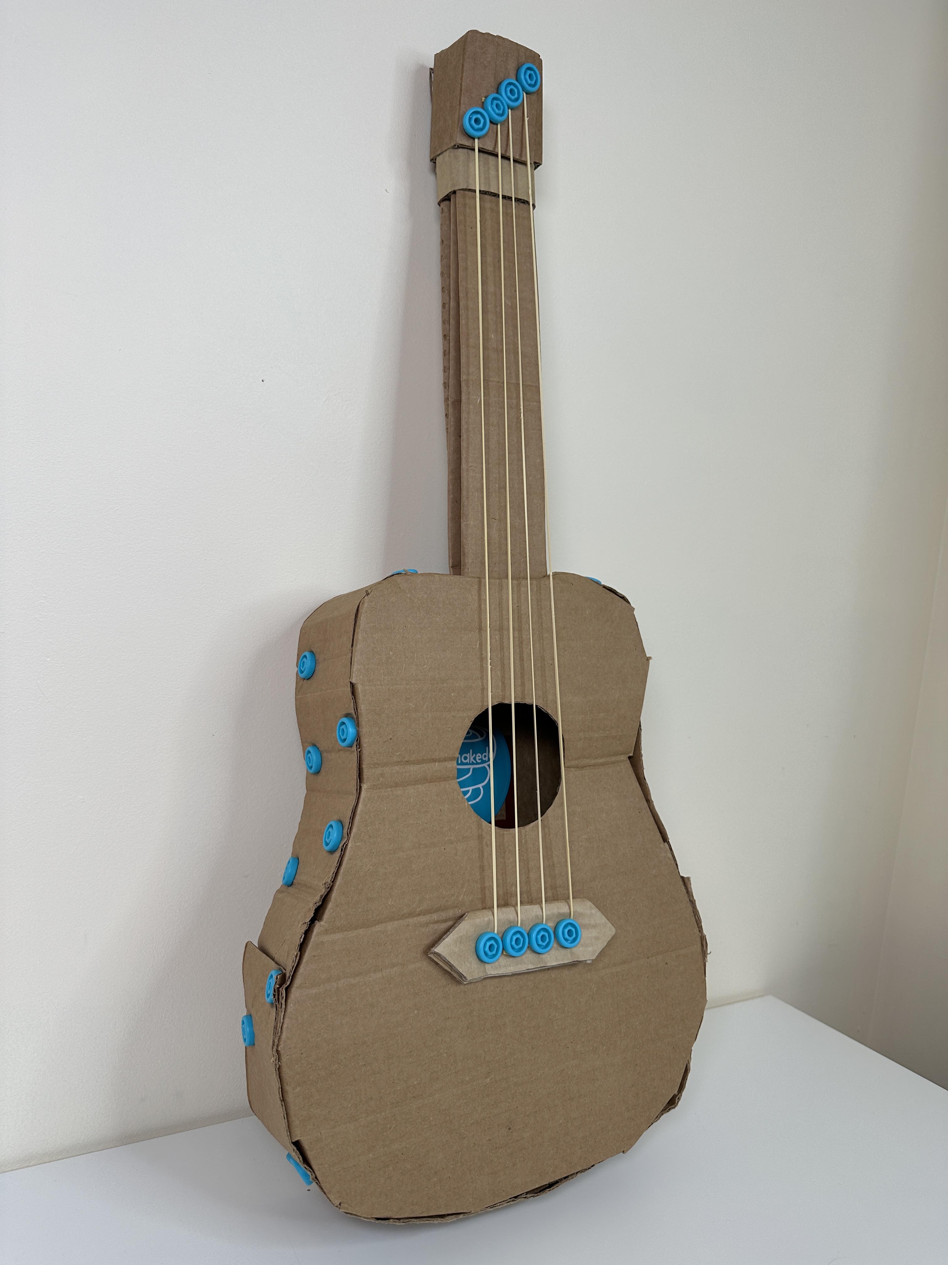 Cardboard Box Guitar Musical Instrument : 4 Steps (with Pictures ...