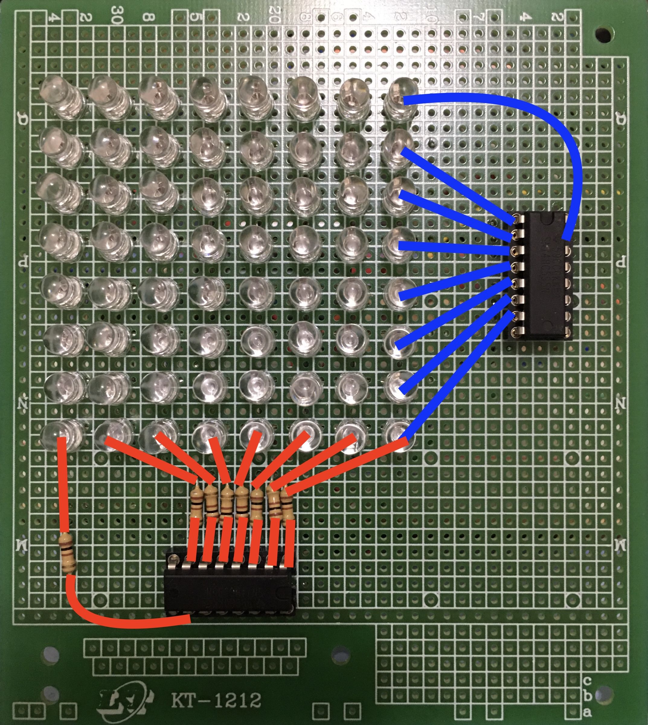 8x8 LED Display Board : 7 Steps - Instructables